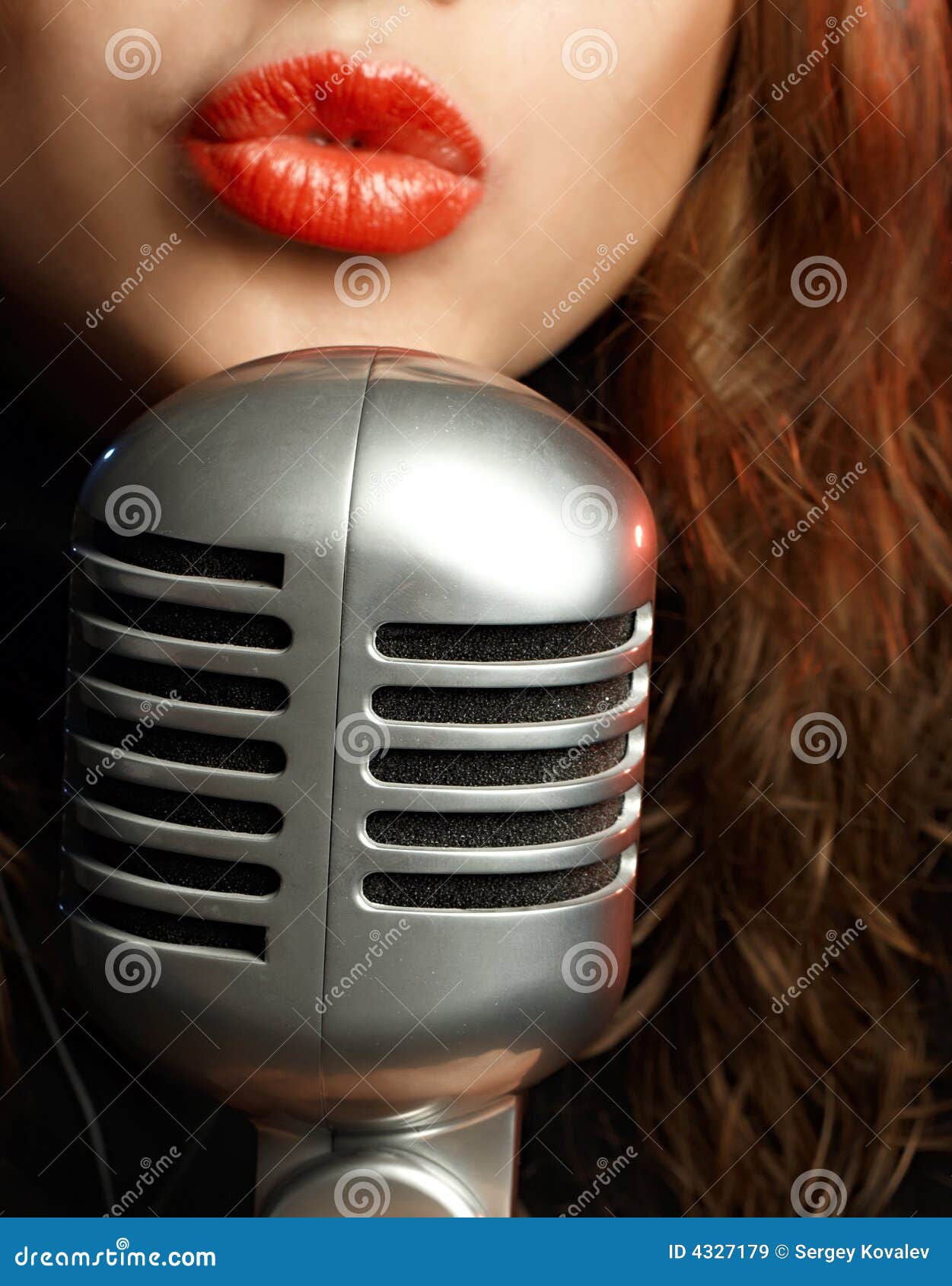 Woman Singing stock image. Image of performer, performance - 4327179