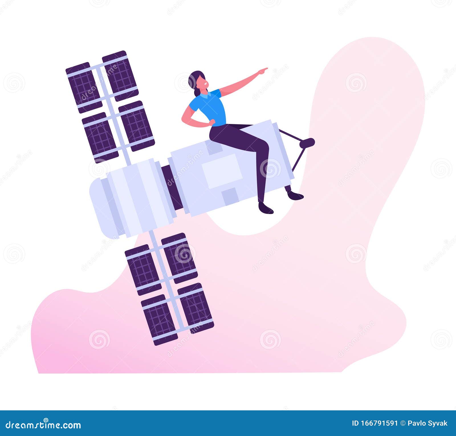 4G Telecommunication Progress Concept Illustration Royalty-Free Cartoon ...