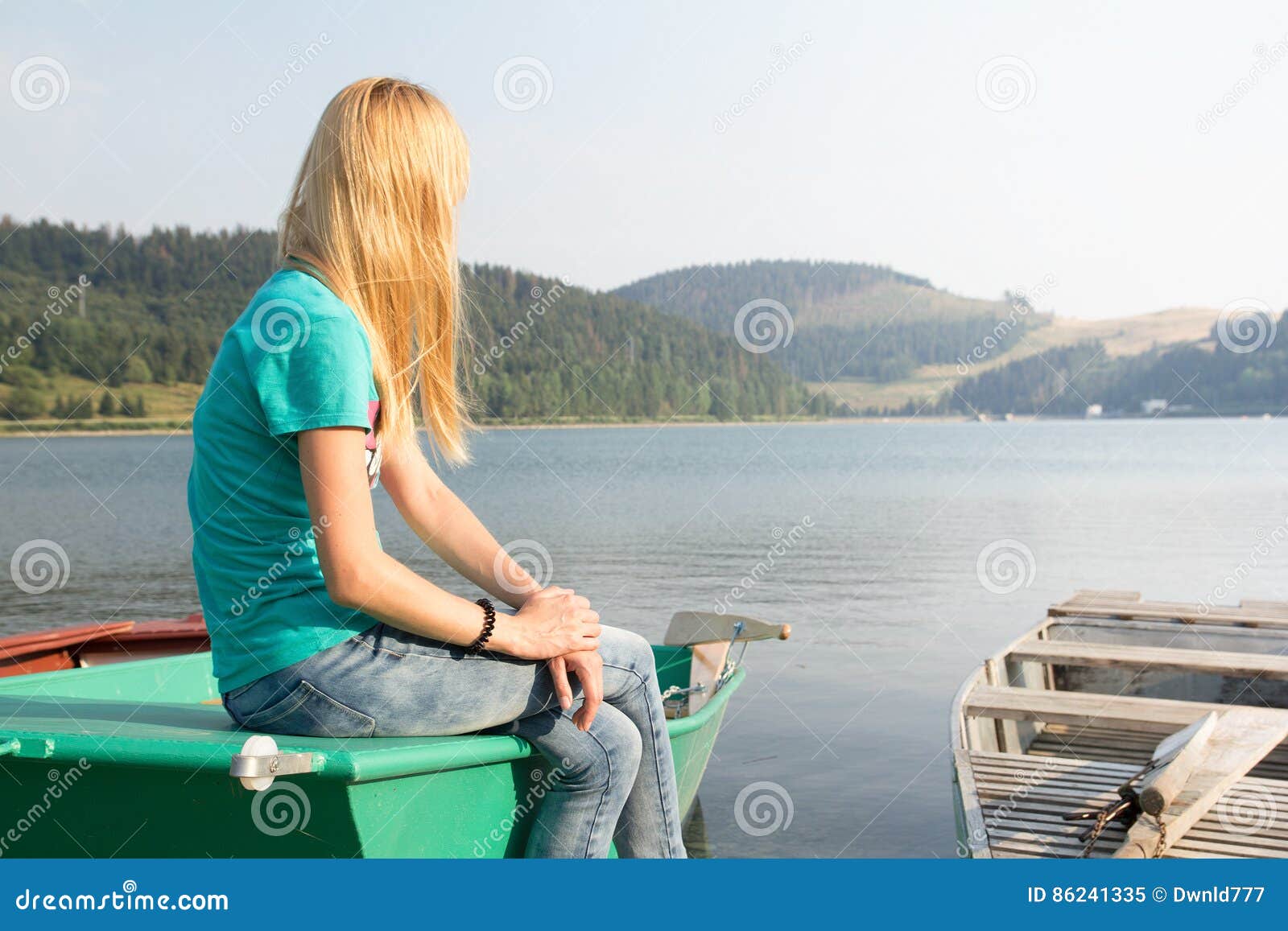 On A Boat Looking At Minimum Wake Sign Stock Image | CartoonDealer.com ...