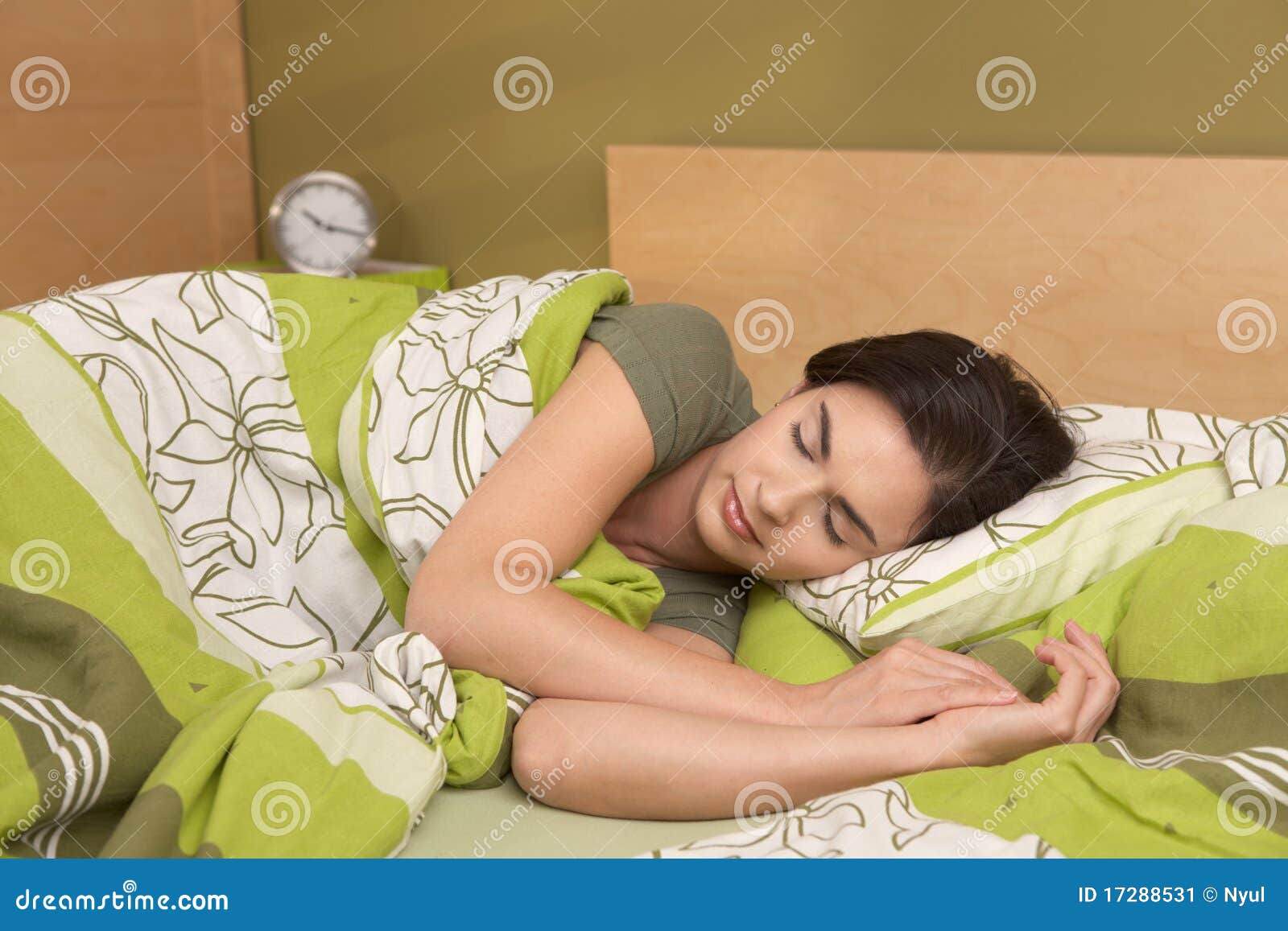 Woman sleeping late stock image. Image of color, clothing - 17288531