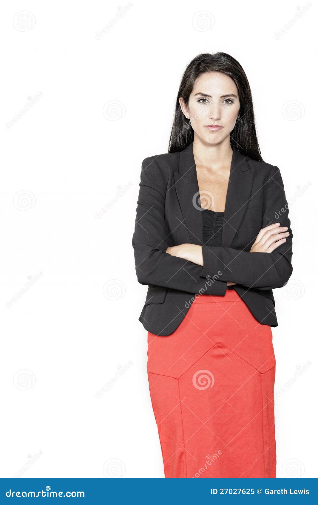 Woman in Smart Business Suit Stock Image - Image of work, suit: 27027625