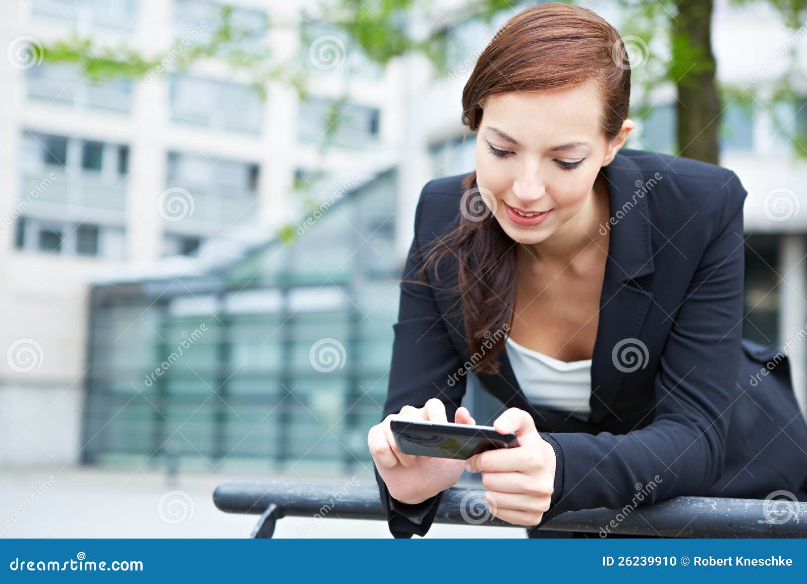 Woman with Smartphone in Internet Stock Photo - Image of person, city ...