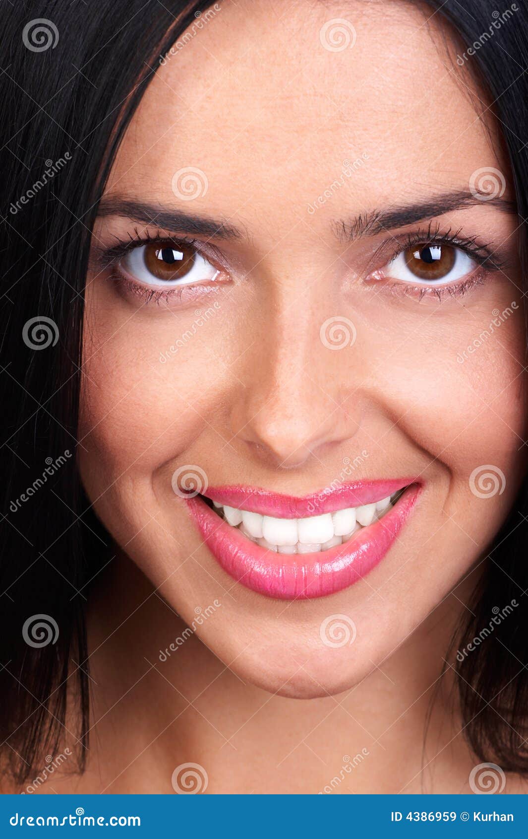 Woman Smile stock image. Image of lips, young, eyes, teeth - 4386959