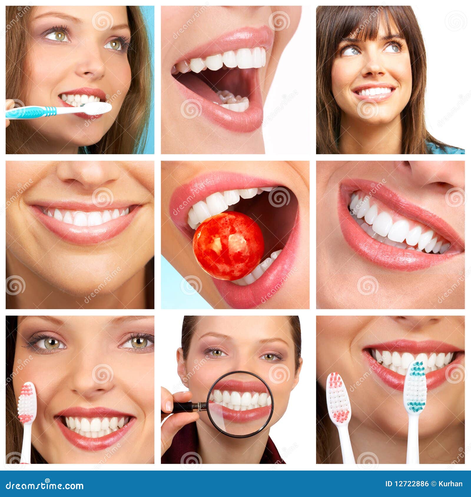 Woman smiles stock photo. Image of women, lips, smile - 12722886