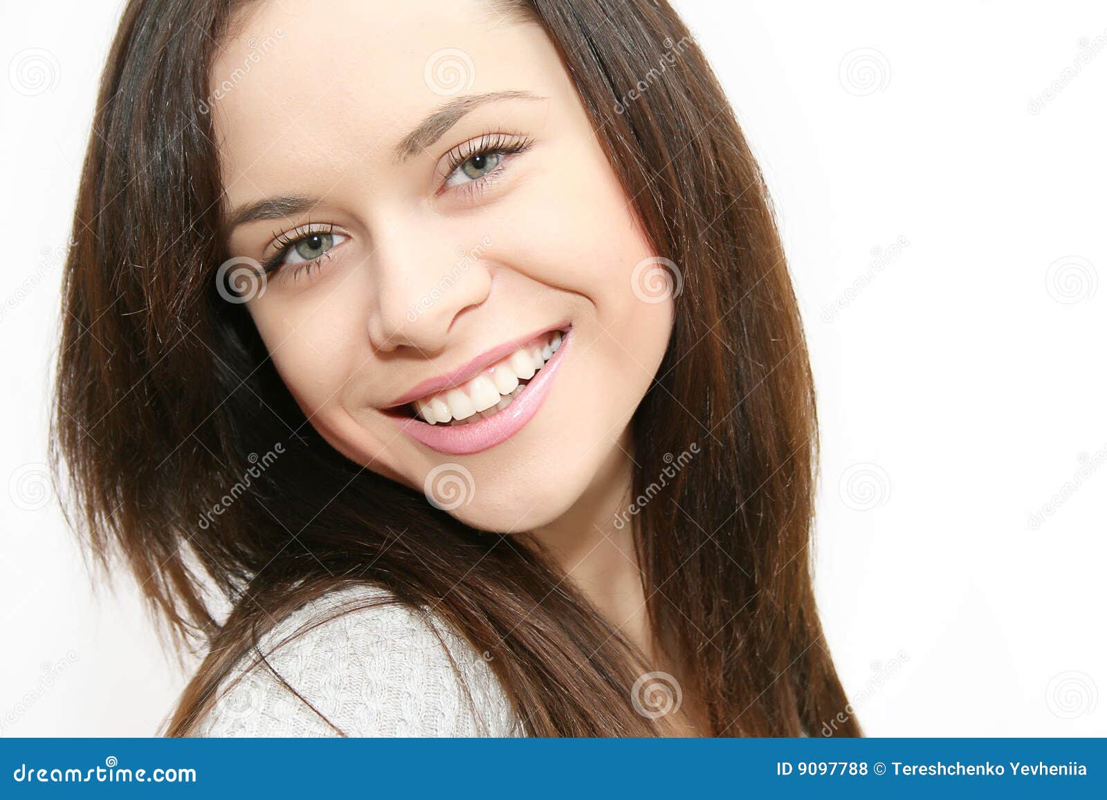 Woman smiling stock photo. Image of beauty, peaceful, smile - 9097788