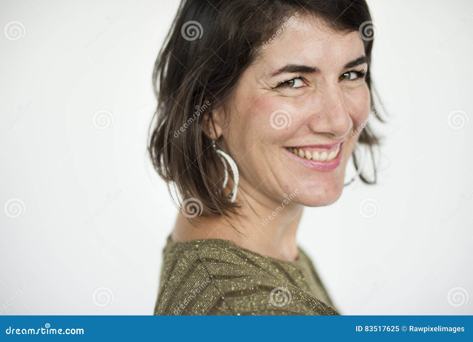 Woman Smiling Happiness Portrait Concept Stock Image - Image of adult ...