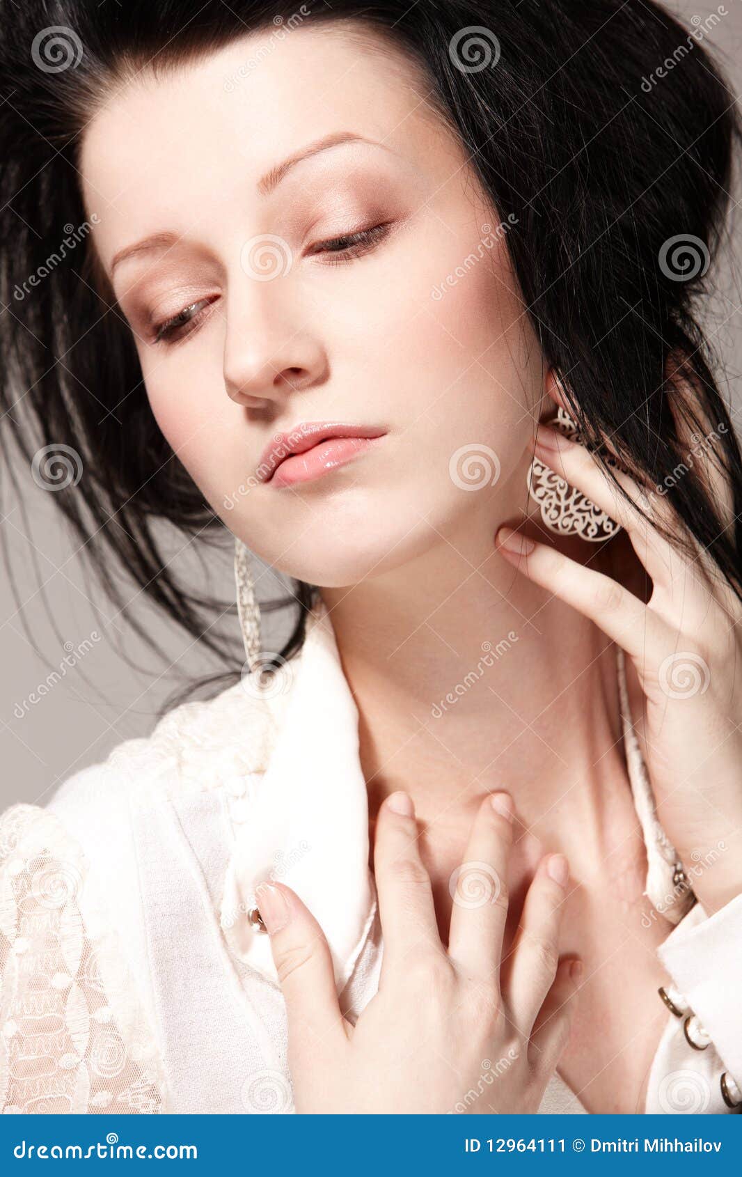 Woman in sorrow stock image. Image of girl, luxury, bright - 12964111