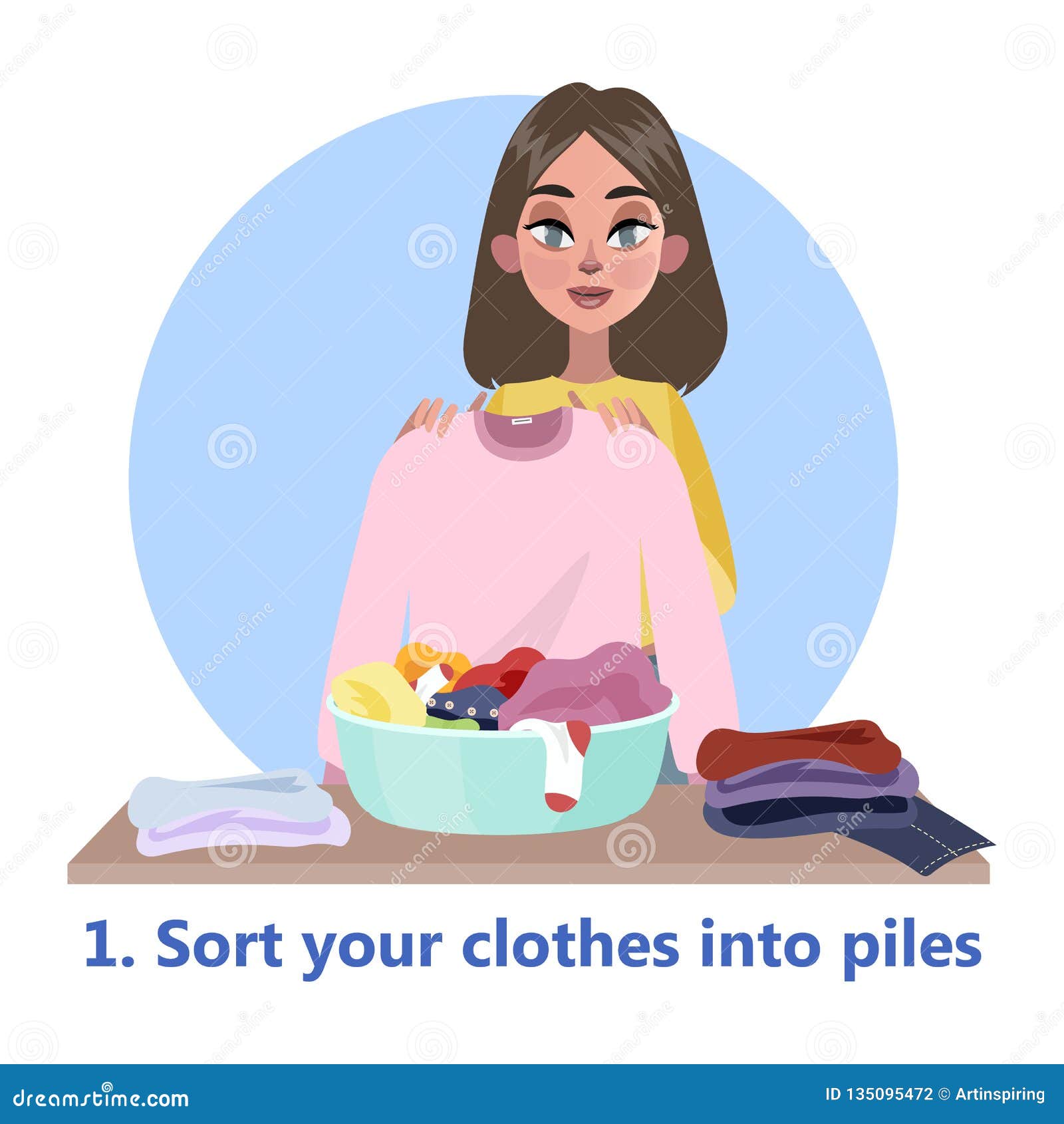 Sorting Clothes By Color