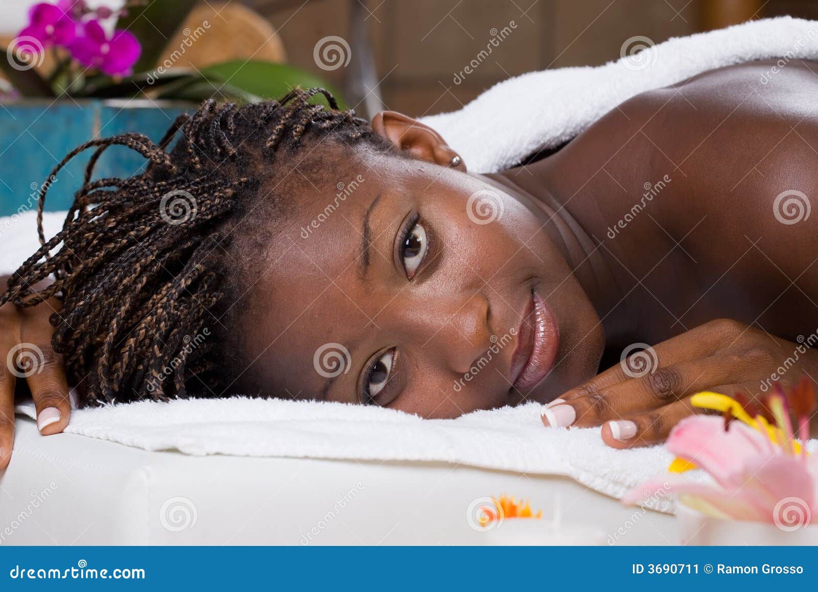 Woman in spa stock image. Image of relax, feminine, aromatherapy - 3690711