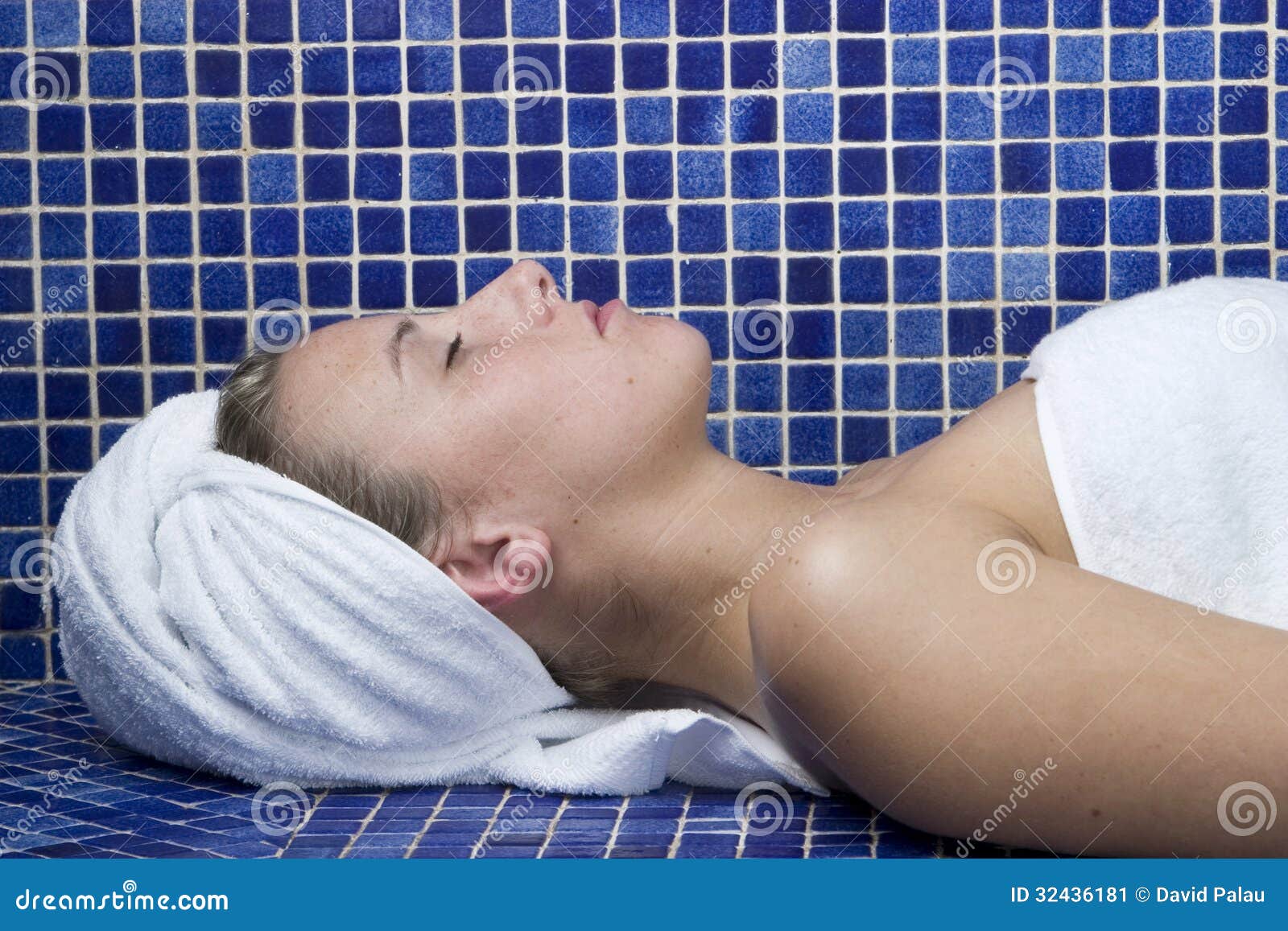 Woman at spa stock image. Image of sauna, face, care - 32436181
