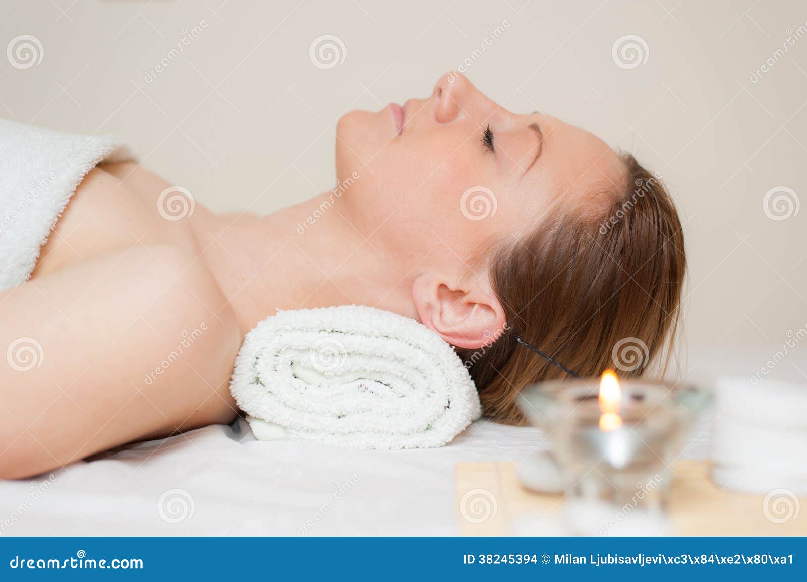 Woman Spa Relax stock photo. Image of peace, ethnicity - 38245394