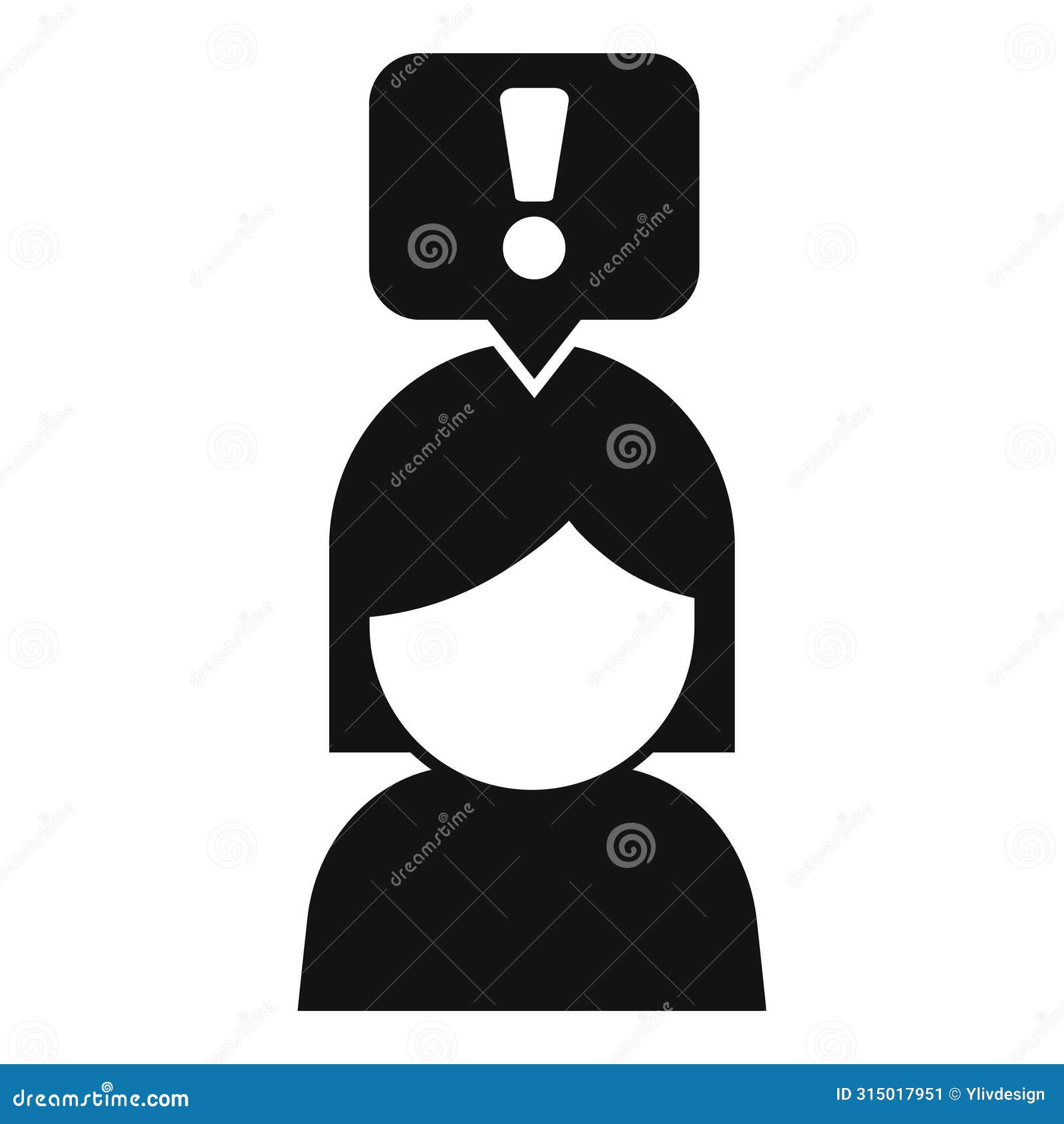 Woman Speaker Icon Simple Vector Motivational Leader Stock Illustration Illustration Of