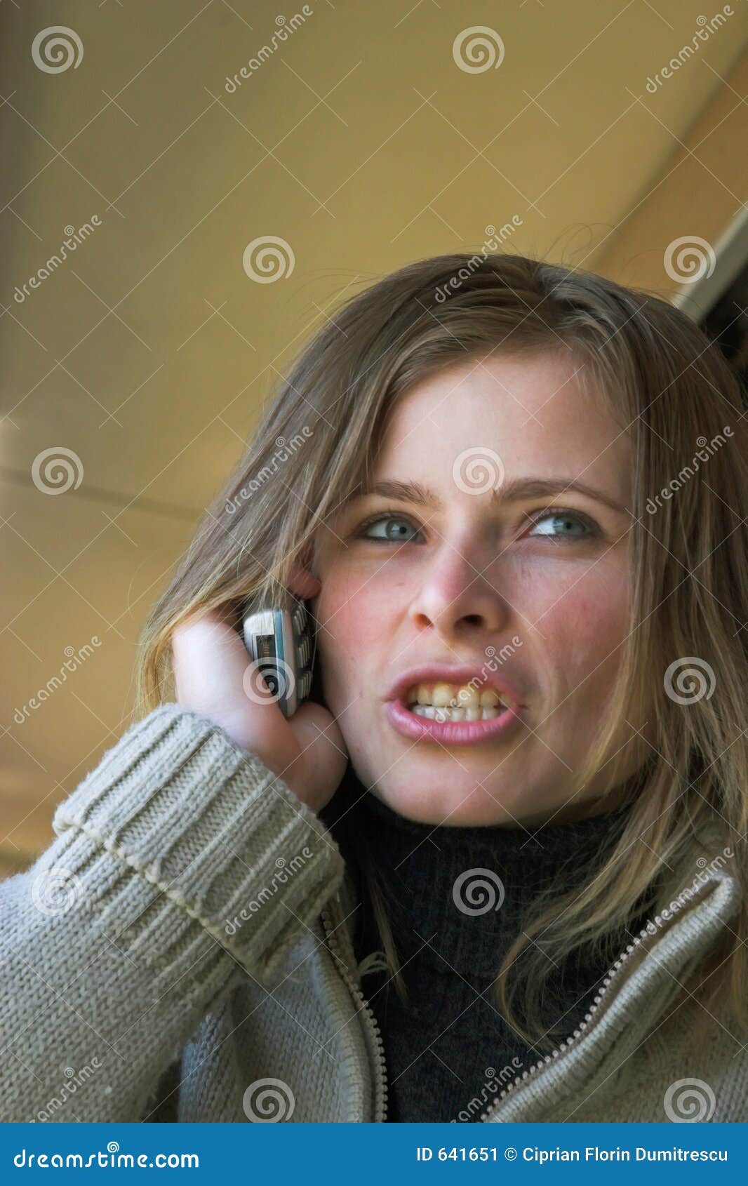 Woman speaking angry stock image. Image of women, technology - 641651