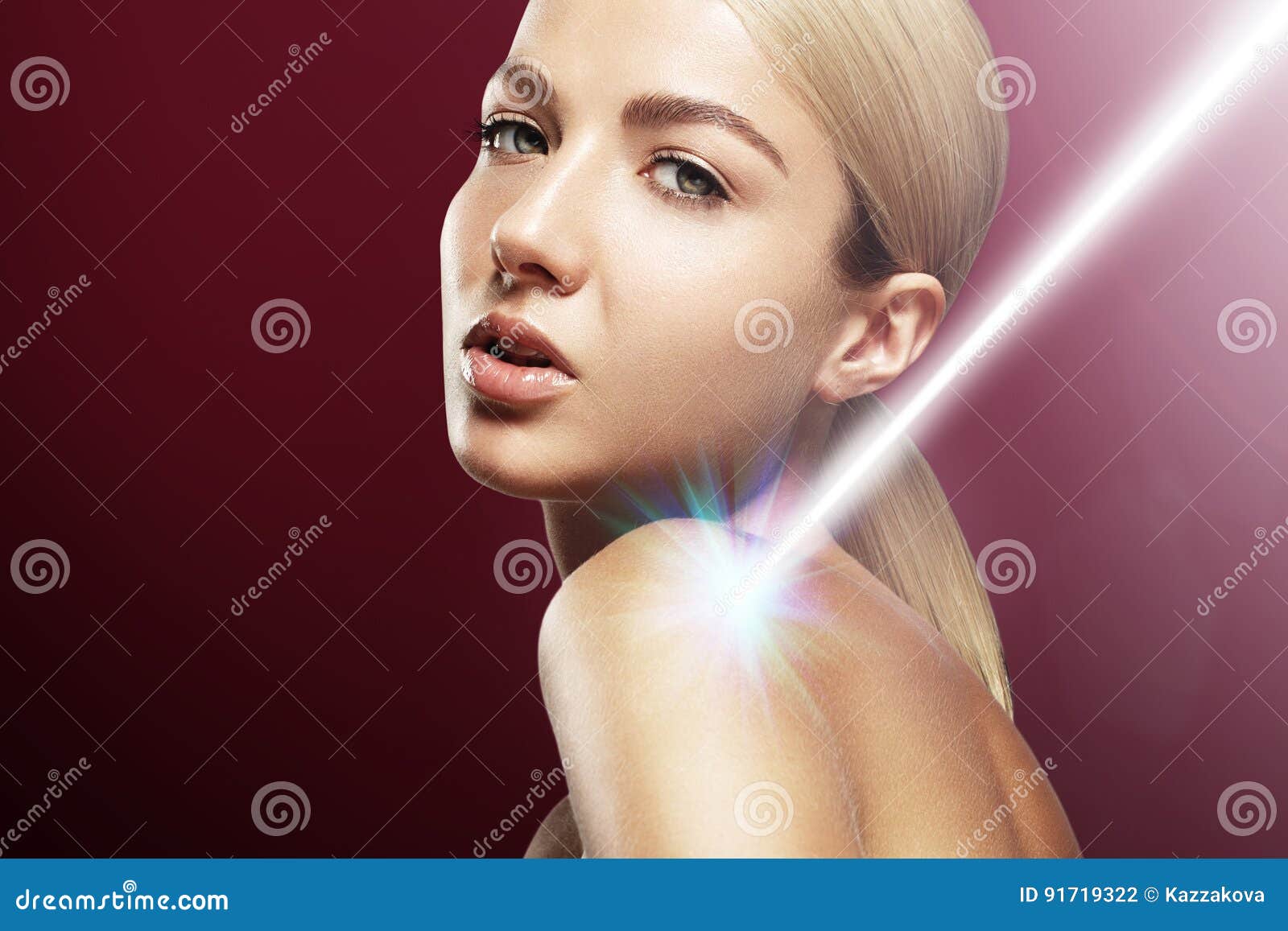 Woman and SPF stock photo. Image of beauty, rescue, taning - 91719322