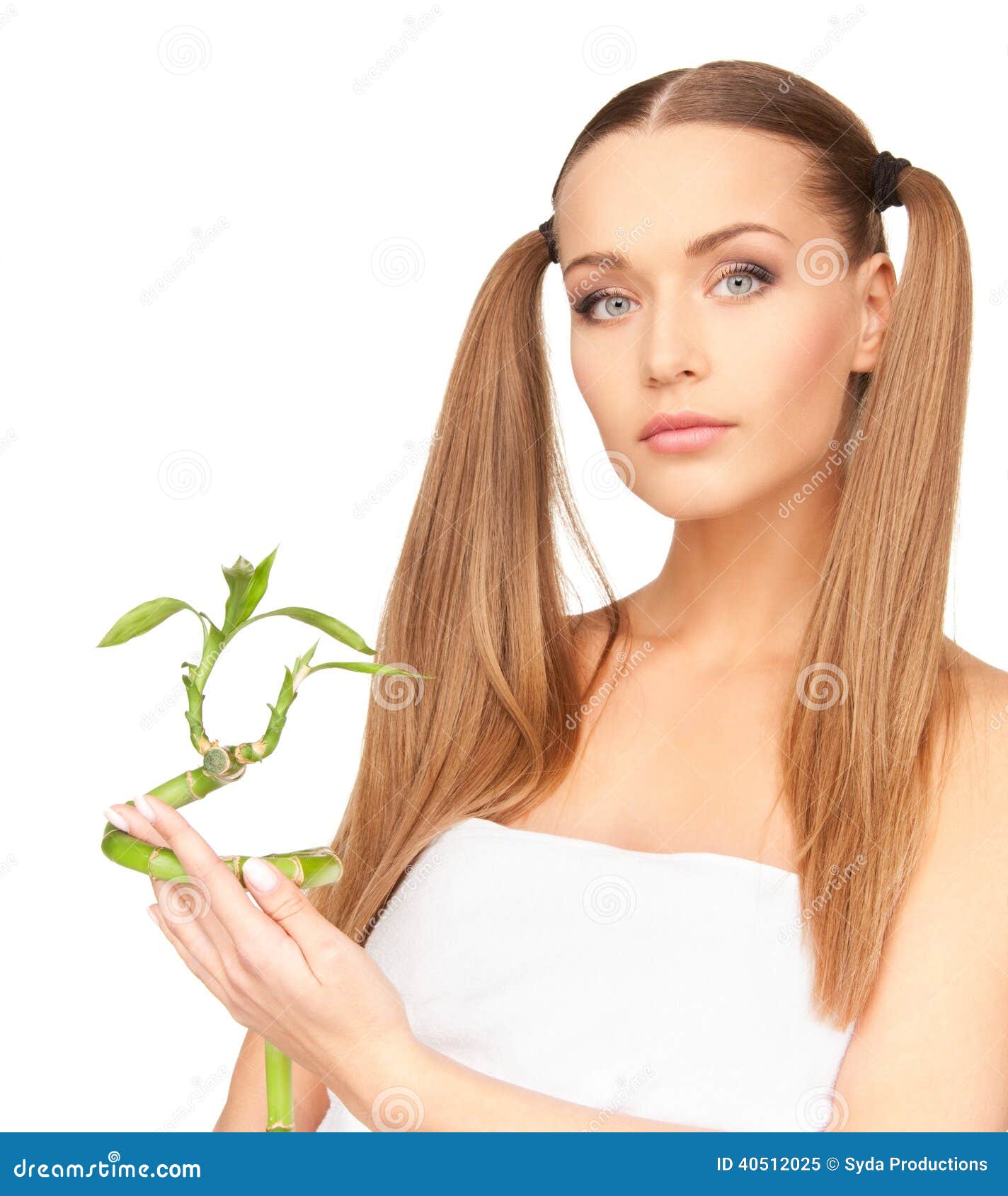 Woman with sprout stock image. Image of healthcare, gentle - 40512025