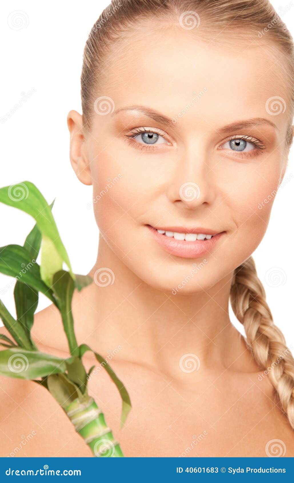 Woman with sprout stock image. Image of fresh, healthcare - 40601683