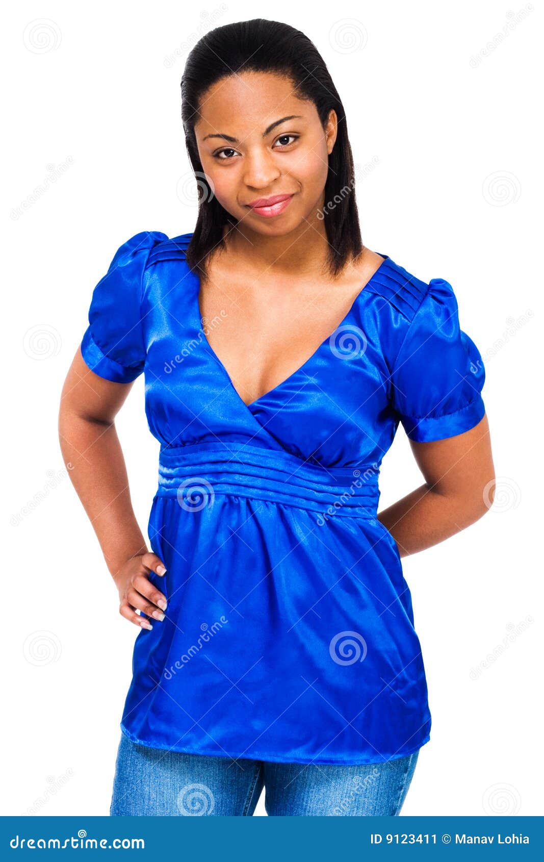 Woman Standing stock image. Image of confidence, isolated - 9123411