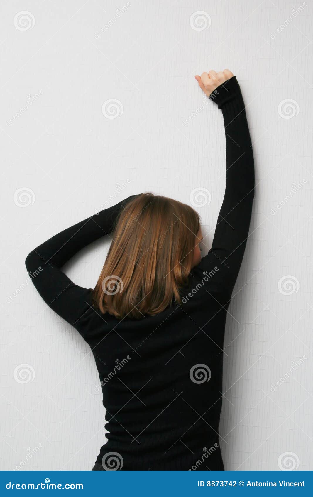 Woman standing back stock photo. Image of posing, feminine - 8873742