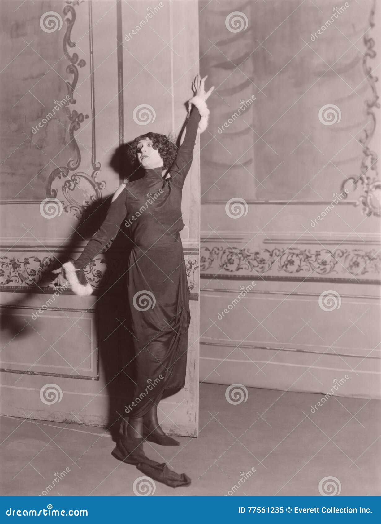 Woman Standing in Dramatic Pose Stock Image - Image of ovall, game ...