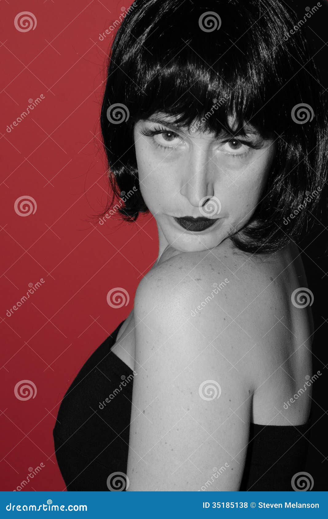 Woman staring stock photo. Image of infinity, endless - 35185138