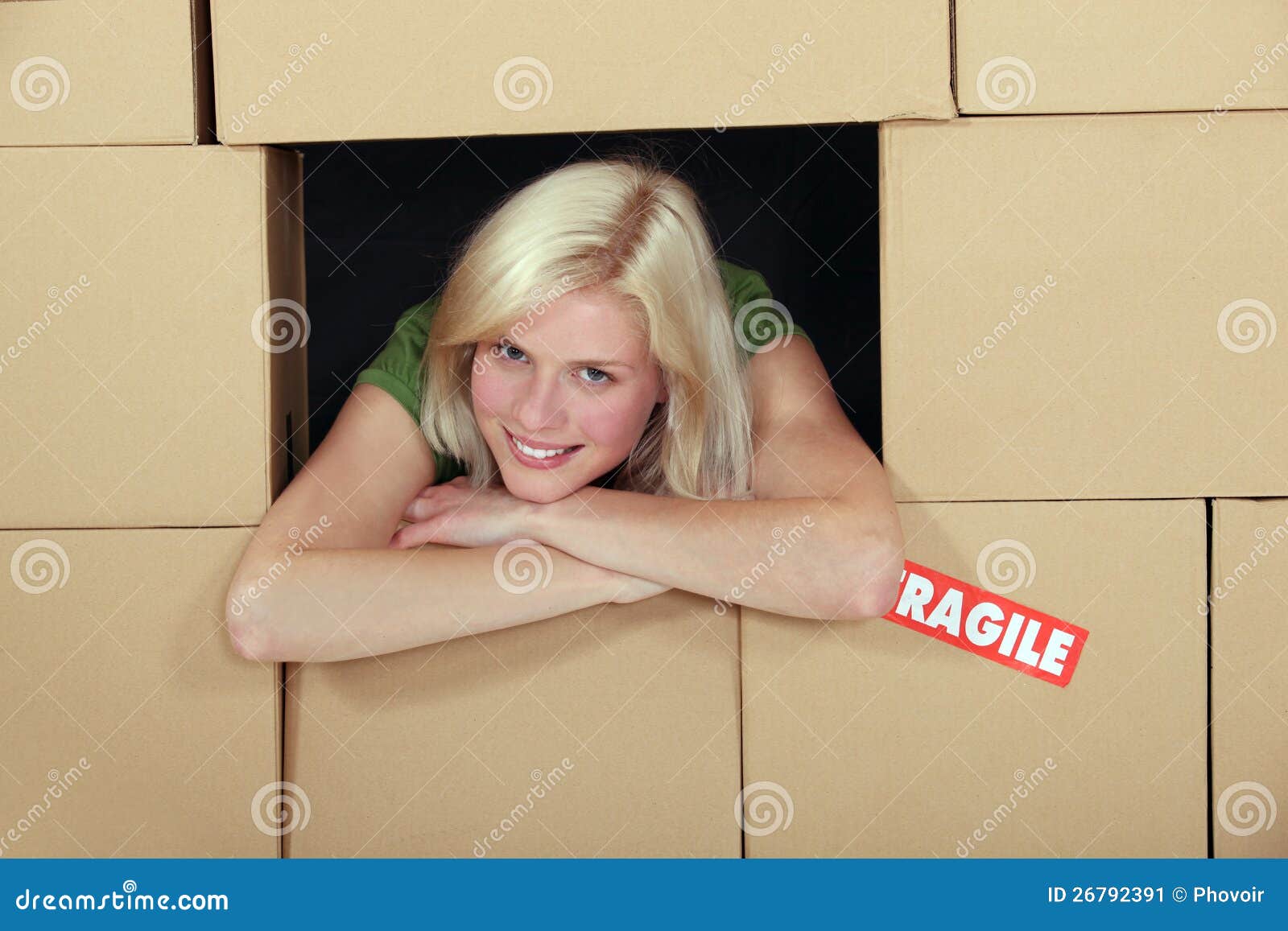 Woman Storing Boxes Photos - Free & Royalty-Free Stock Photos from ...