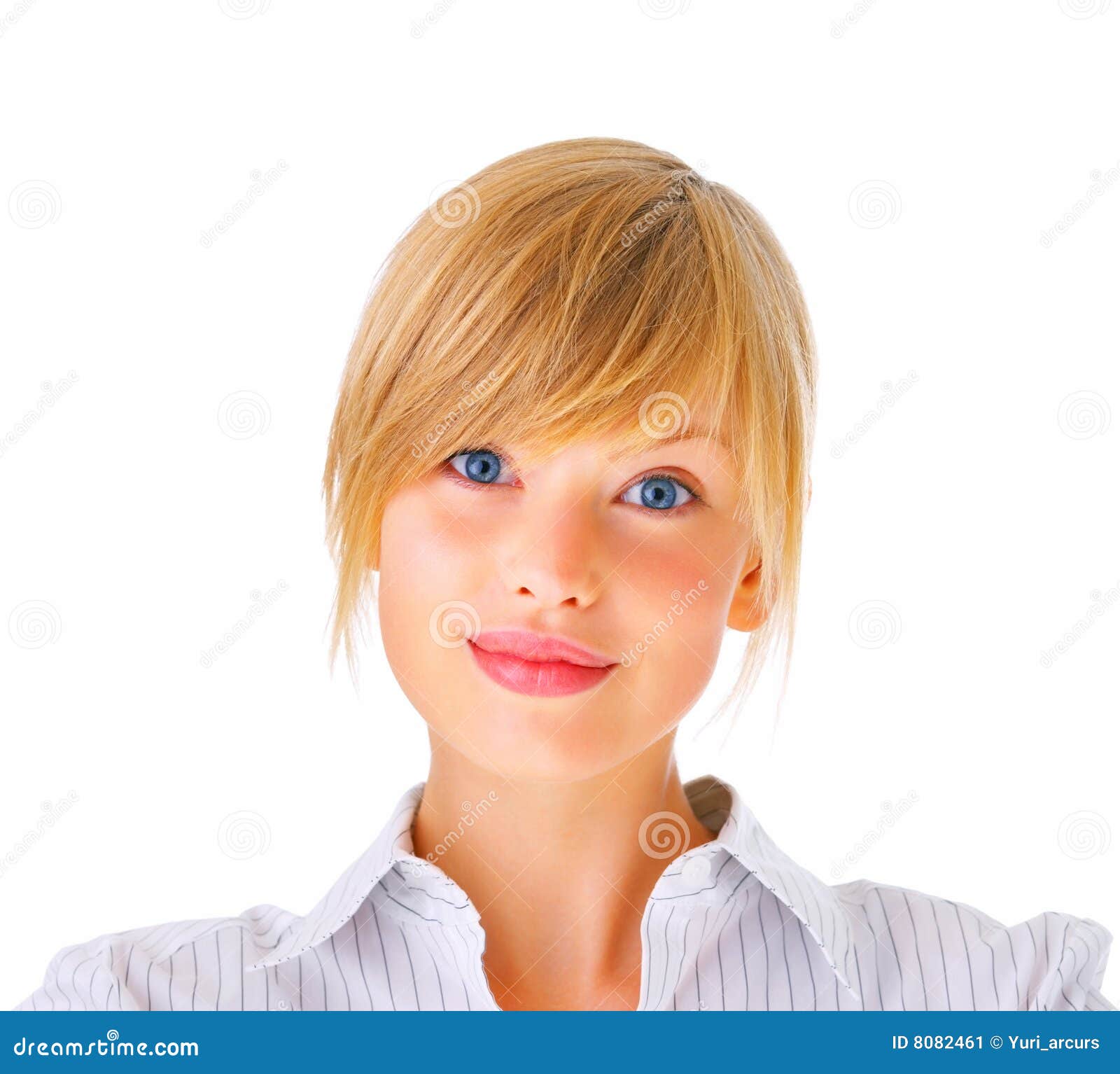 A woman in a strange look stock image. Image of females - 8082461