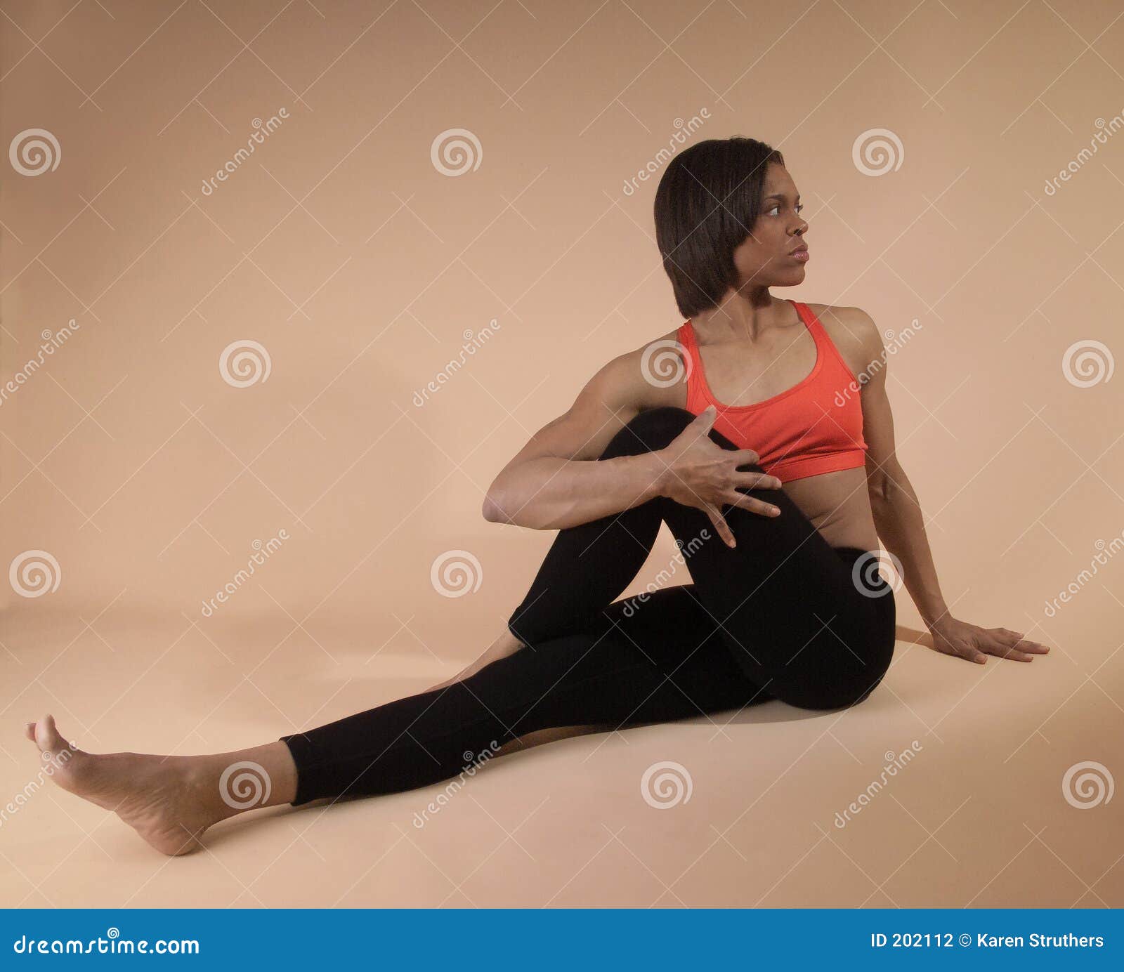 Woman stretching stock photo. Image of healthy, girl, work - 202112