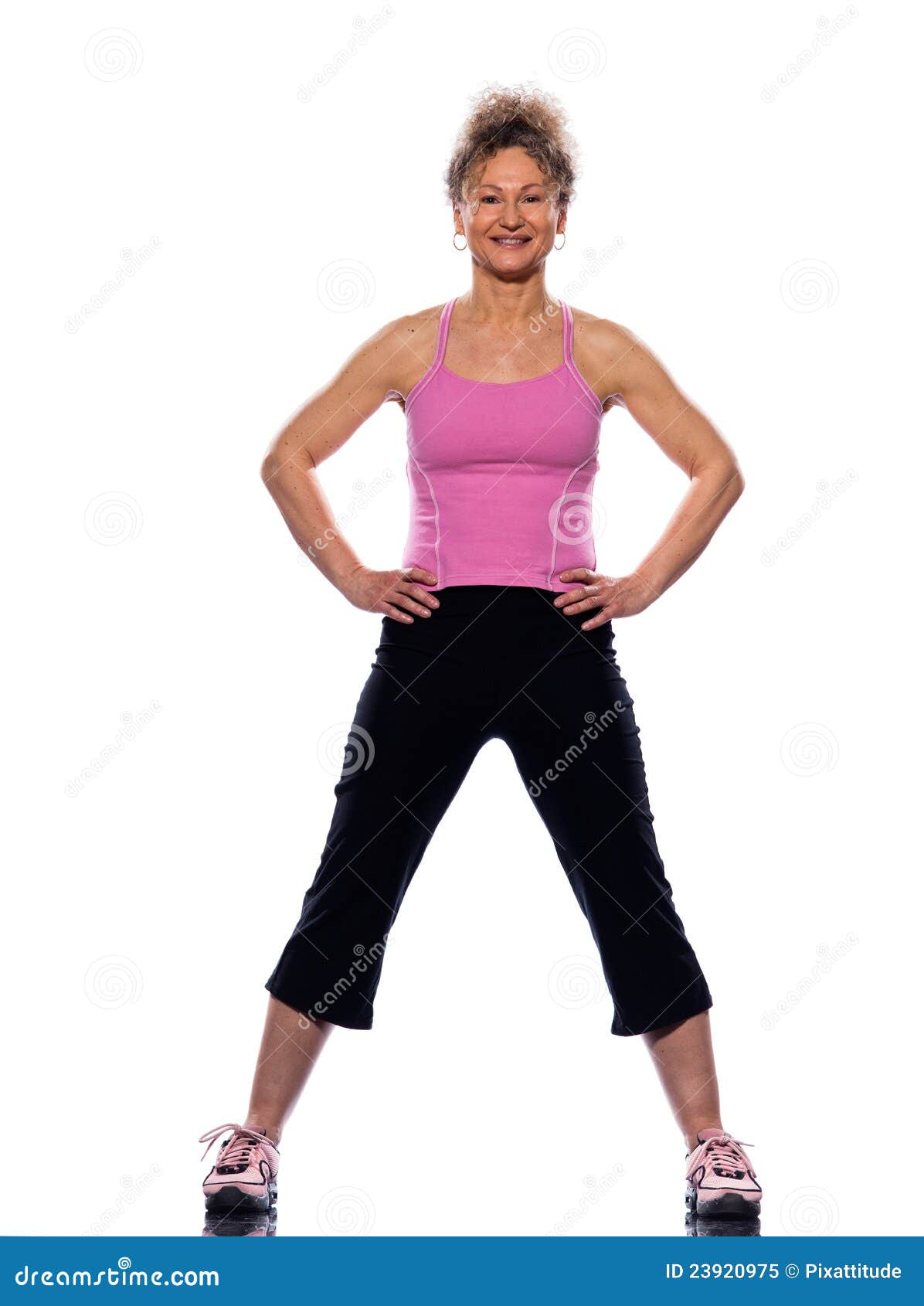 Woman stretching posture stock image. Image of pilates - 23920975