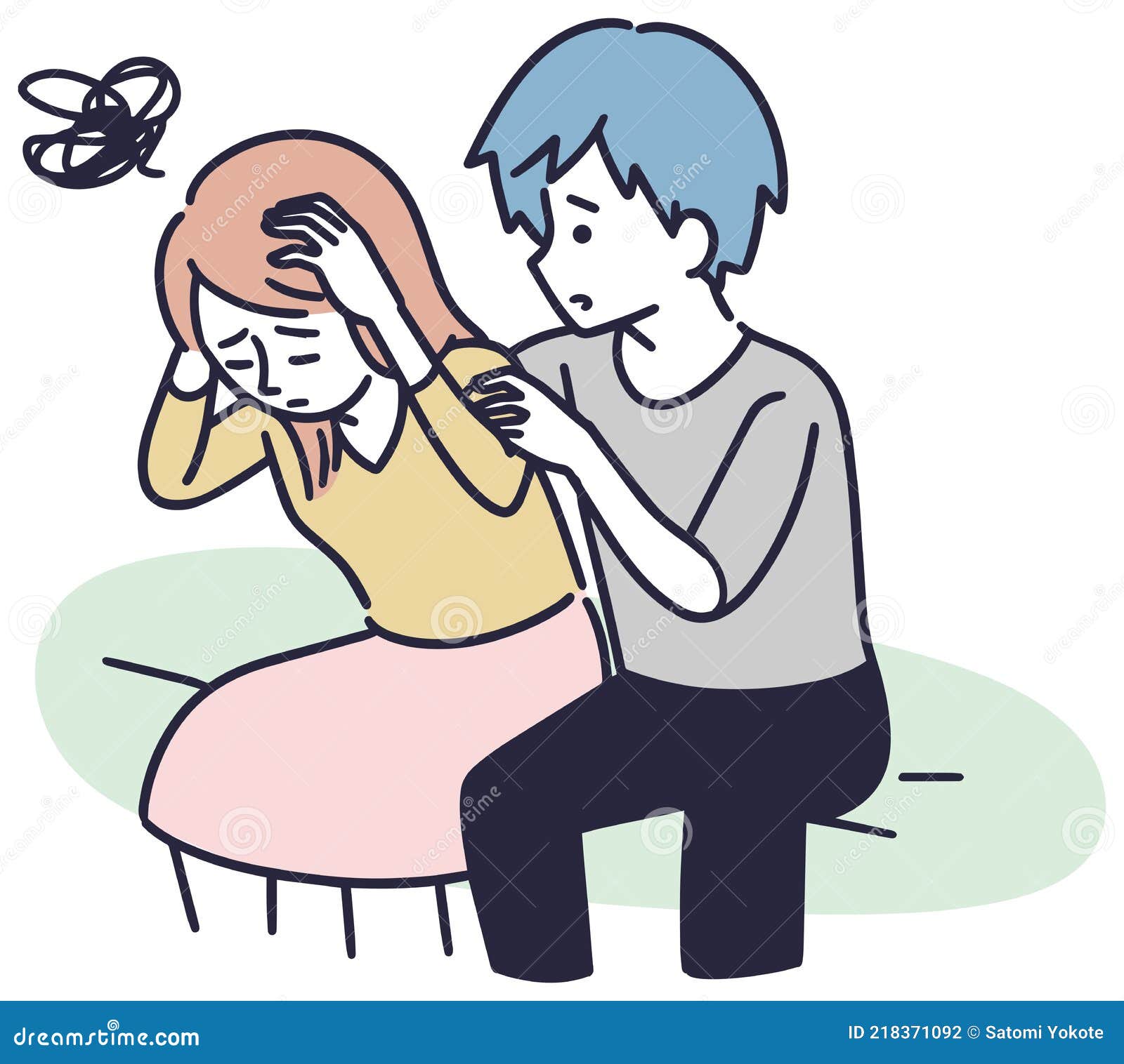 Fat Woman Struggling With An Arrow Of Weights. Cartoon Vector ...