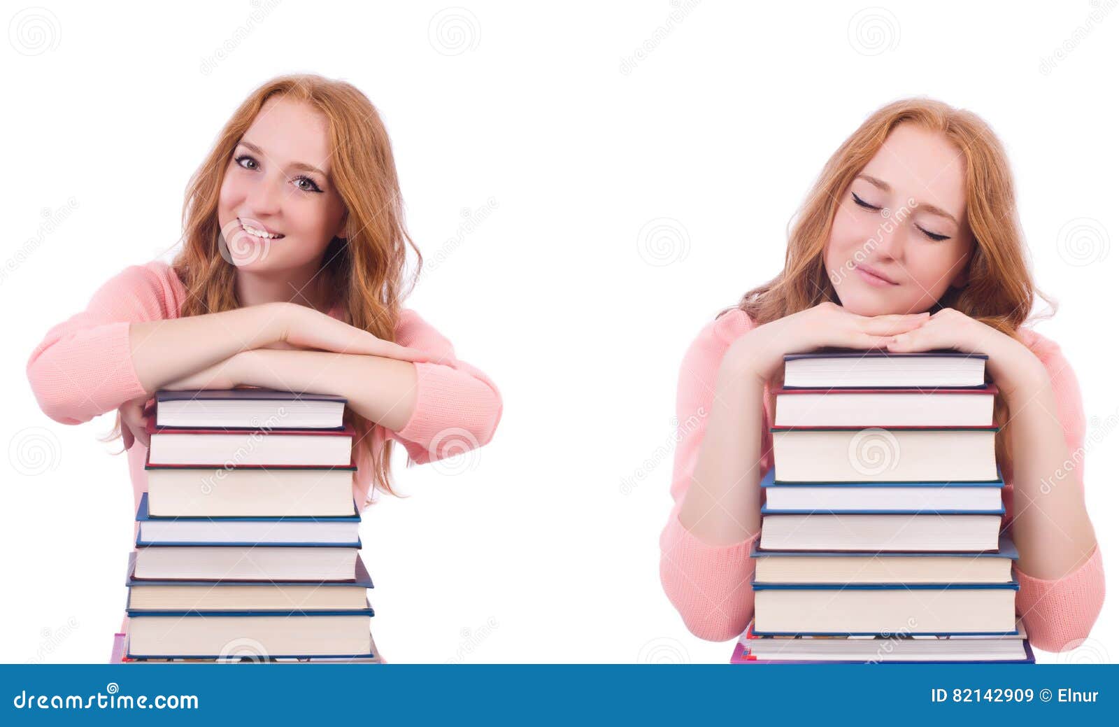 The Woman Student with Stacks of Books Stock Image - Image of holding ... The Woman Student with Stacks of Books Stock Image - Image of holding ...