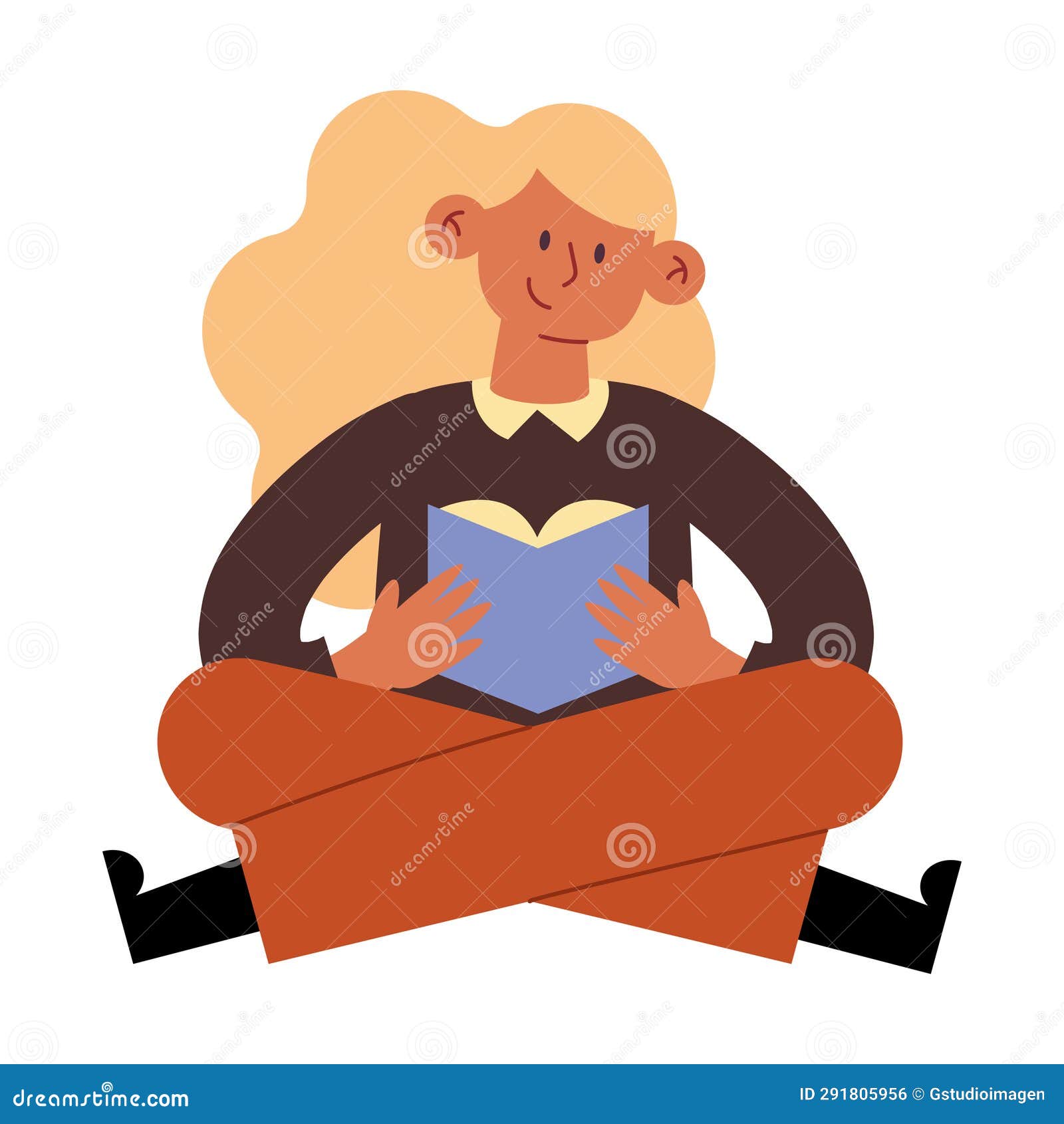 Man Studing Design Vector Illustration | CartoonDealer.com #291805734