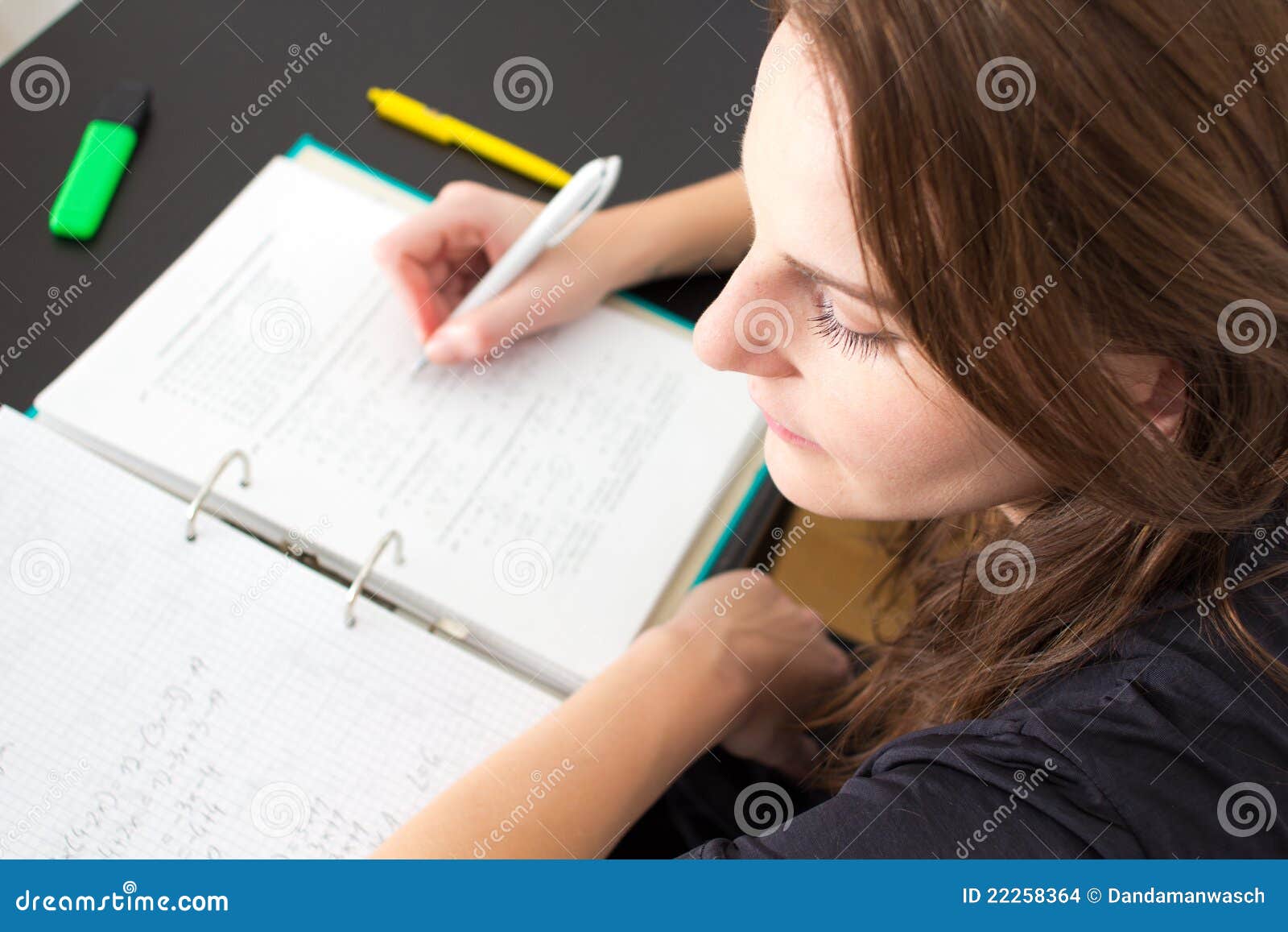 Woman Studying stock photo. Image of business, looking - 22258364