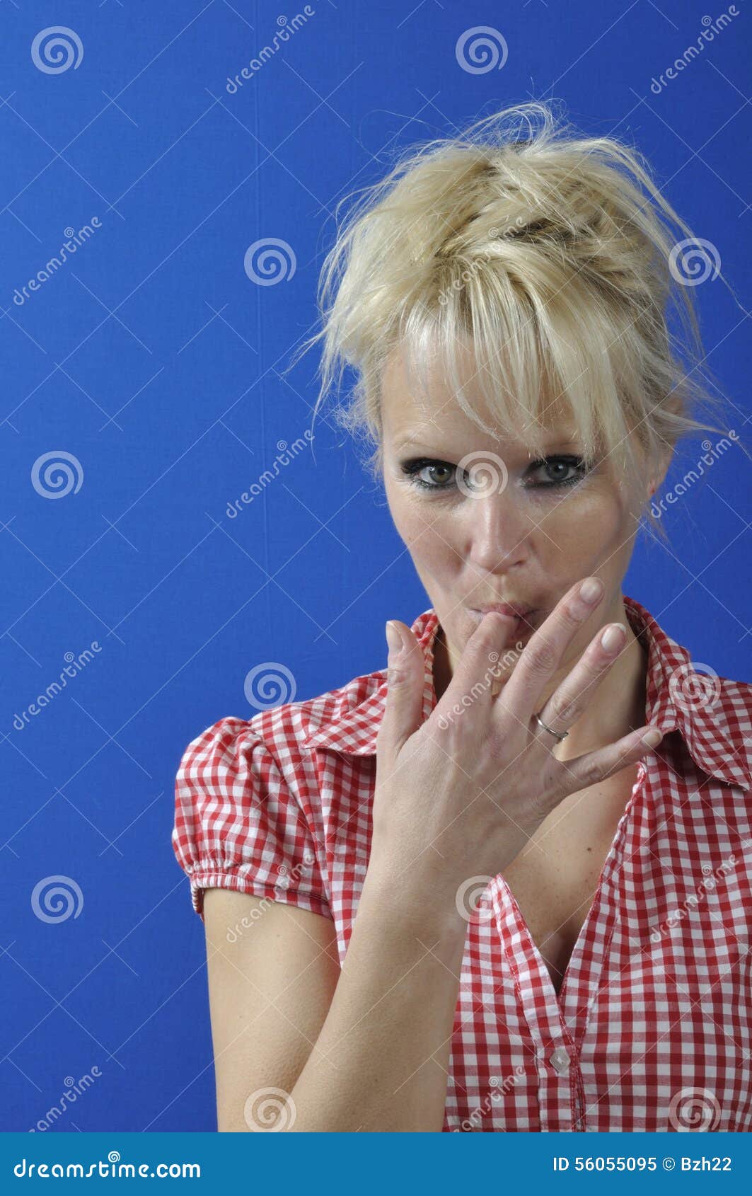 Woman Sucking Cute Sweet Candy Stock Photography | CartoonDealer.com ...