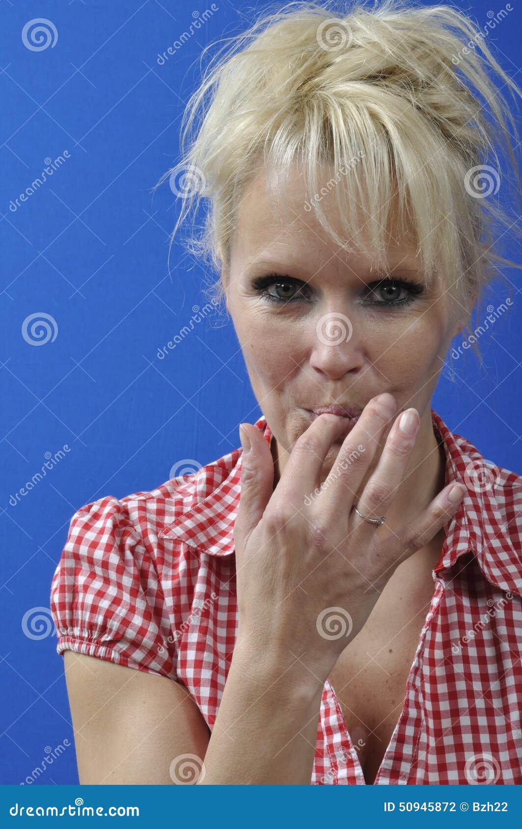 Woman Sucking Cute Sweet Candy Stock Photography | CartoonDealer.com ...