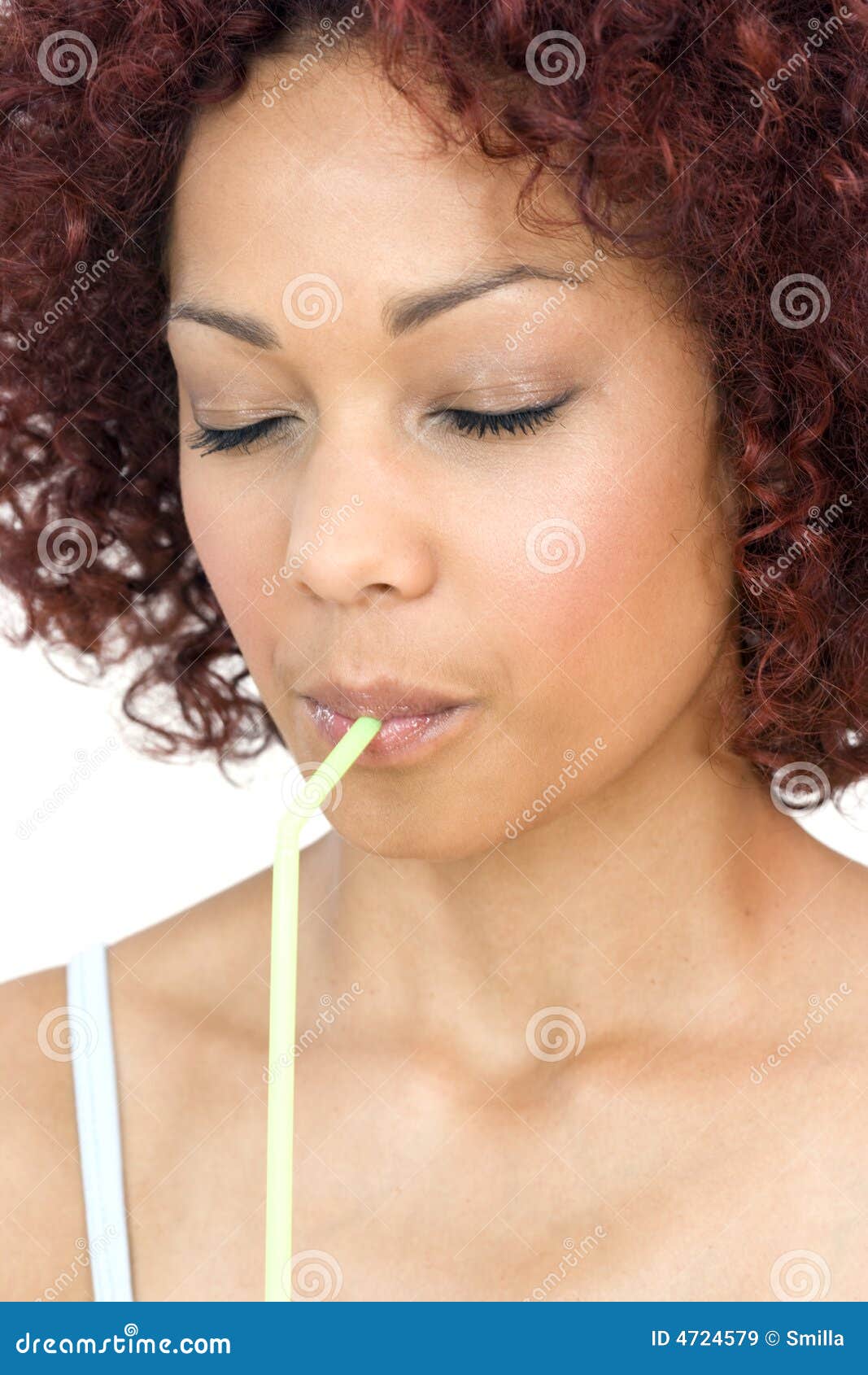 Woman Sucking Cute Sweet Candy Stock Photography | CartoonDealer.com ...