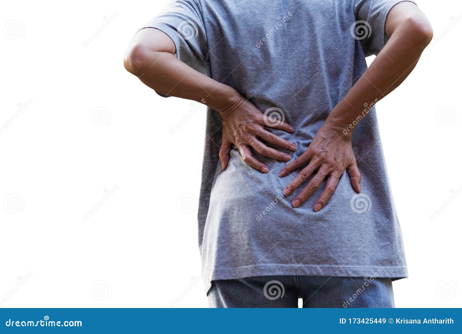 A Woman Suffering from Backache, Spinal Injury and Muscle Issue Problem ...