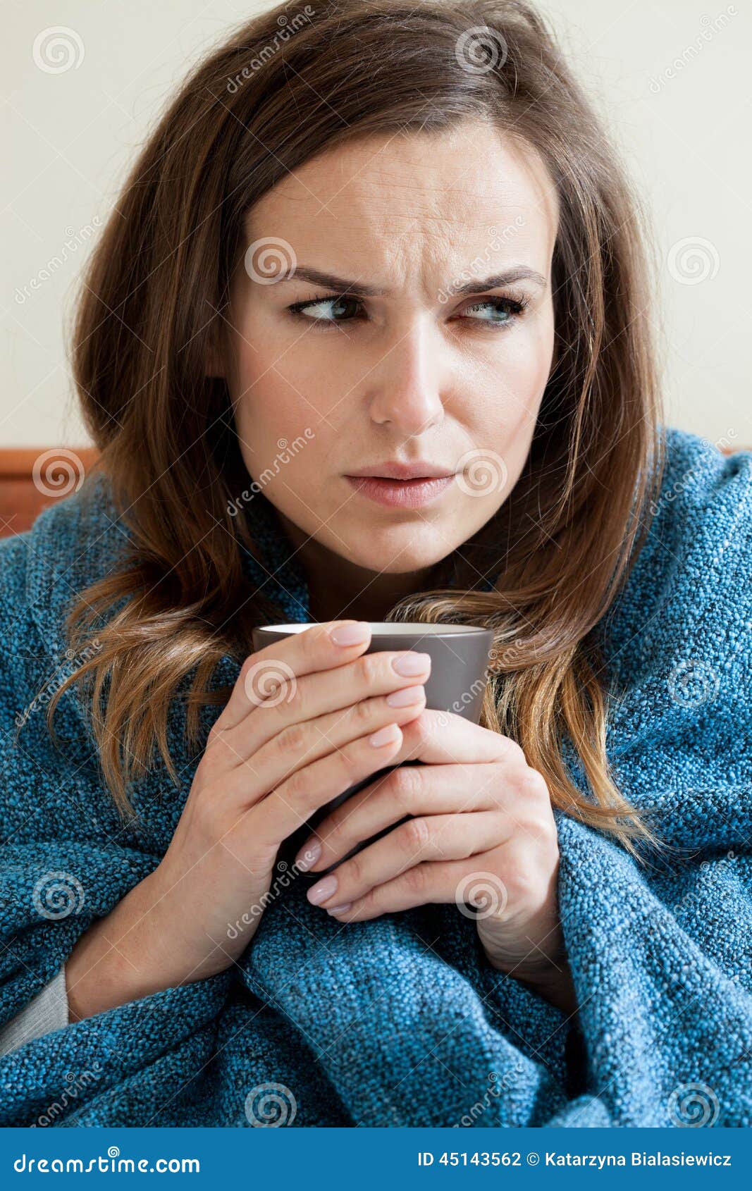 Woman suffering from cold stock photo. Image of remedy - 45143562