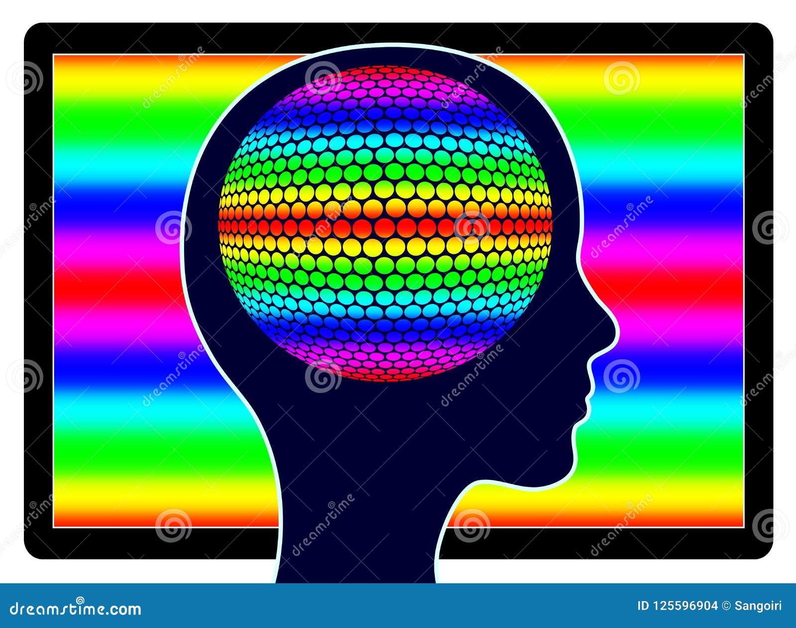 Computers fry the brain stock illustration. Illustration of overwhelm ...
