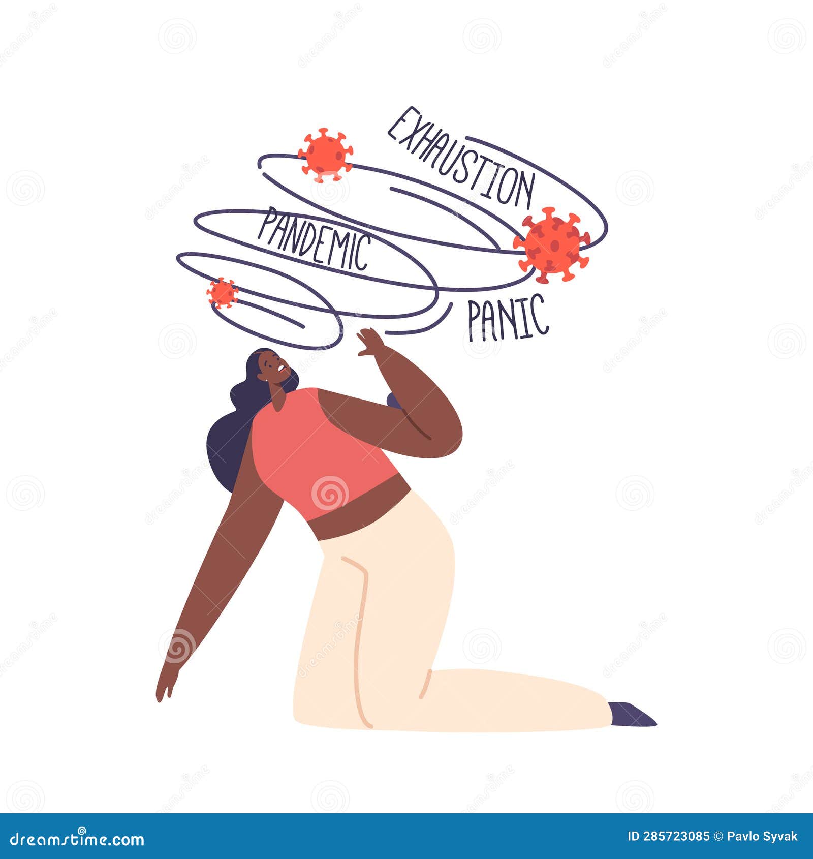 Challenges Lead To Achieving Success In Business And Life. Cartoon ...