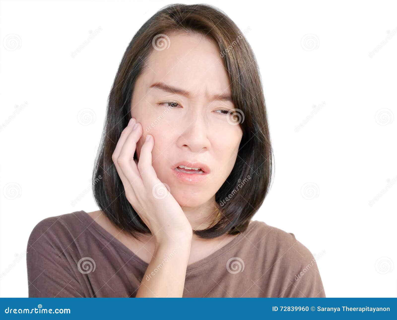 Woman Suffering from Toothache Stock Photo - Image of pretty, care ...