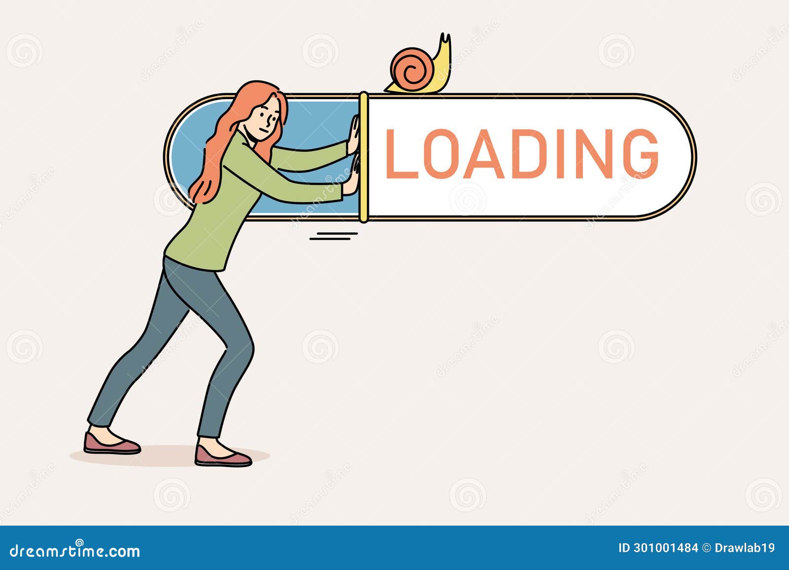 Slow Productivity Landing Page Template Set. Unproductive Business ...