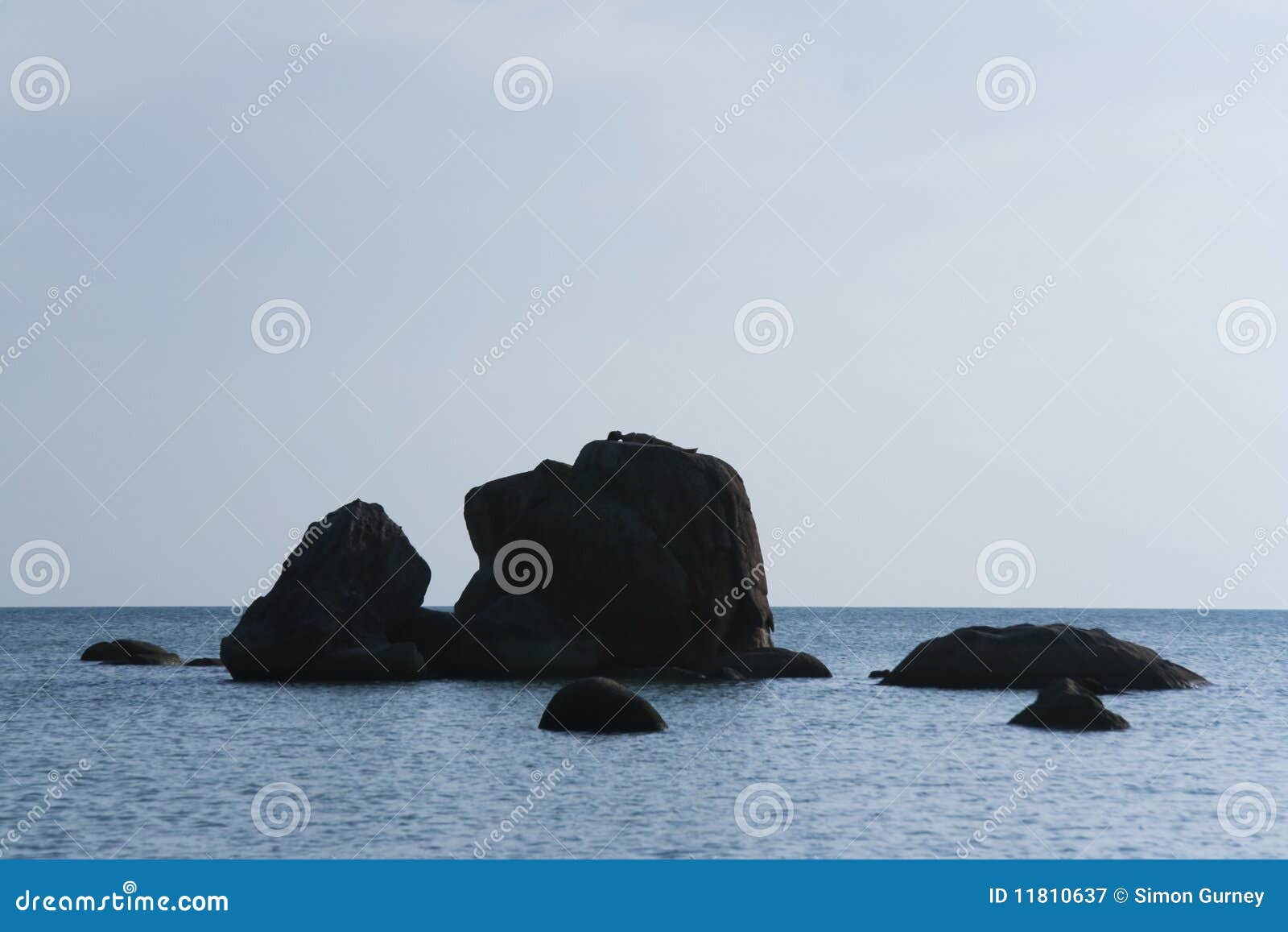 Woman Sunbathing on Coastal Rock Koh Samui Stock Image - Image of ...