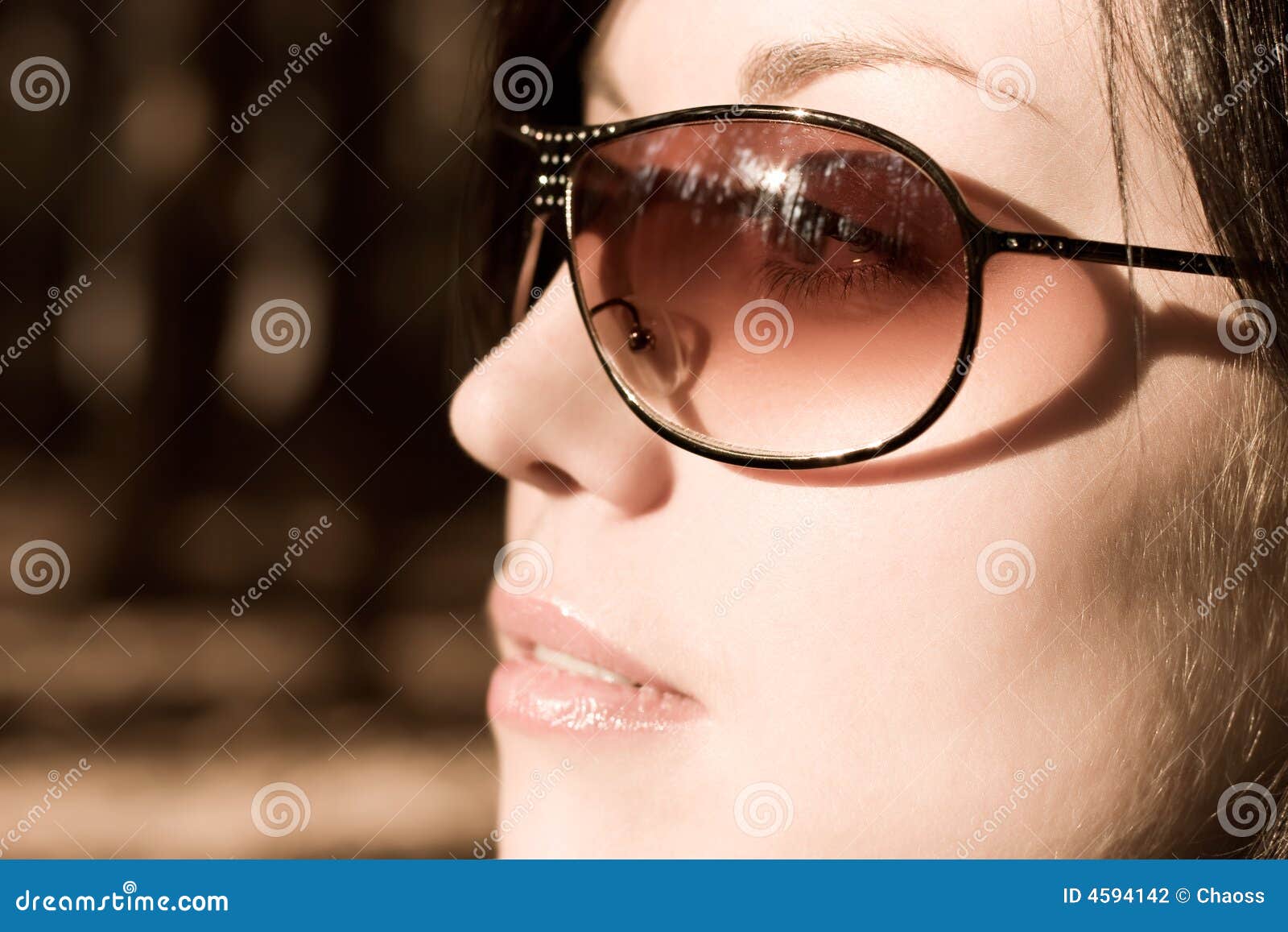 Woman in Sunglasses Portrait Stock Photo - Image of human, beautiful ...