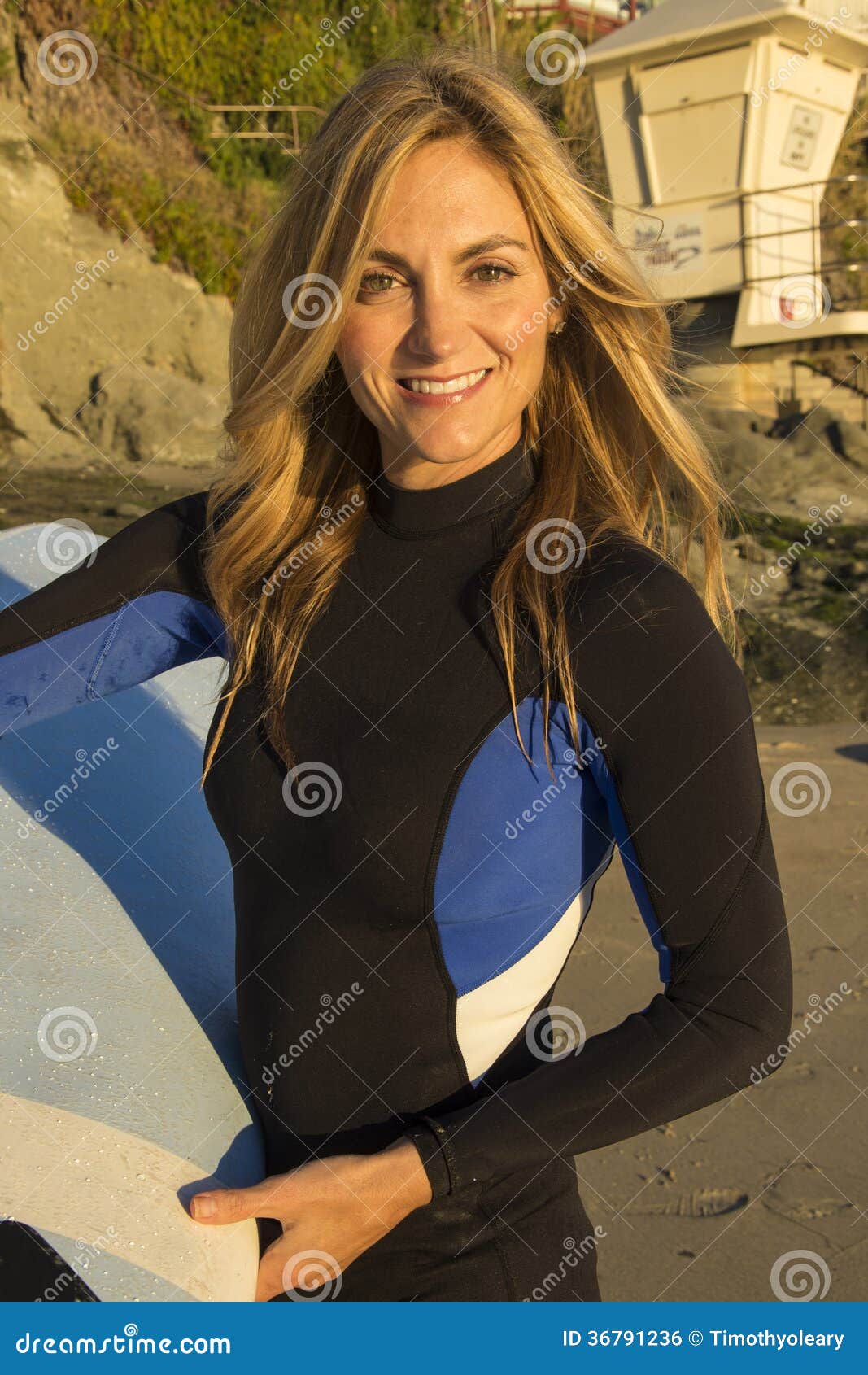 Woman Surfer stock photo. Image of beach, recreation - 36791236