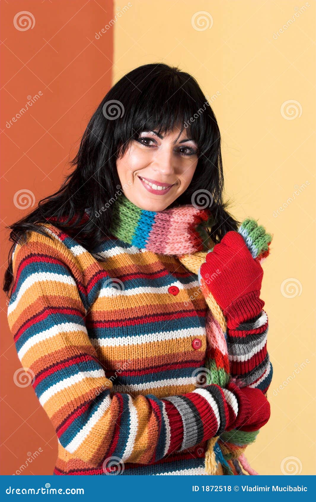 Woman in sweater dress stock photo. Image of health, healthy - 1872518