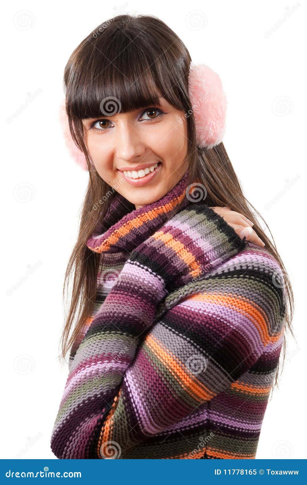Woman in sweater portrait stock image. Image of adult - 11778165