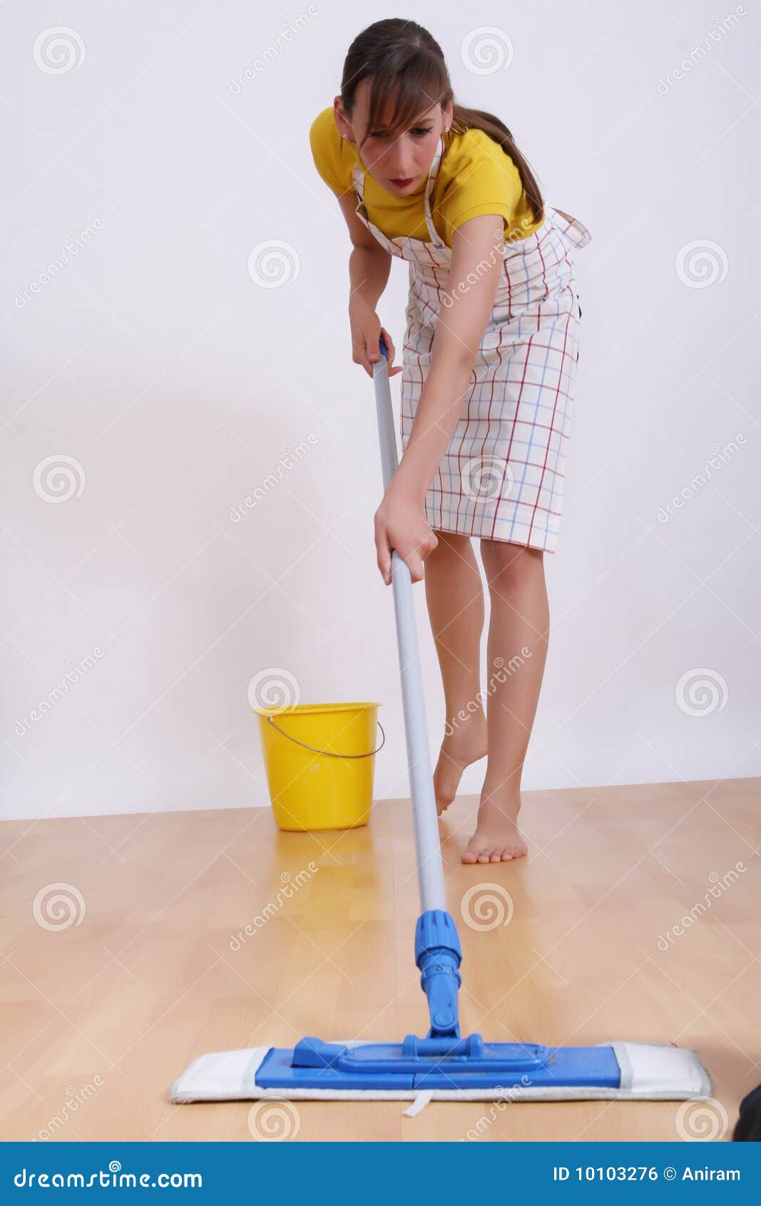 Woman sweeping stock photo. Image of broom, woman, housework - 10103276