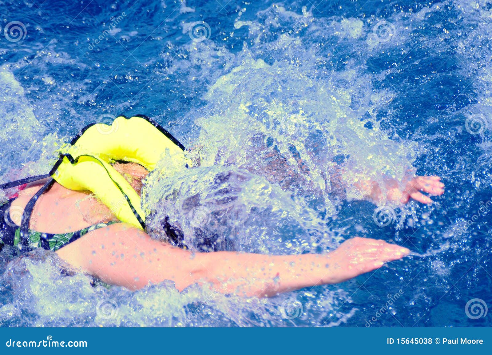 Woman Swimming stock photo. Image of female, summer, swim - 15645038