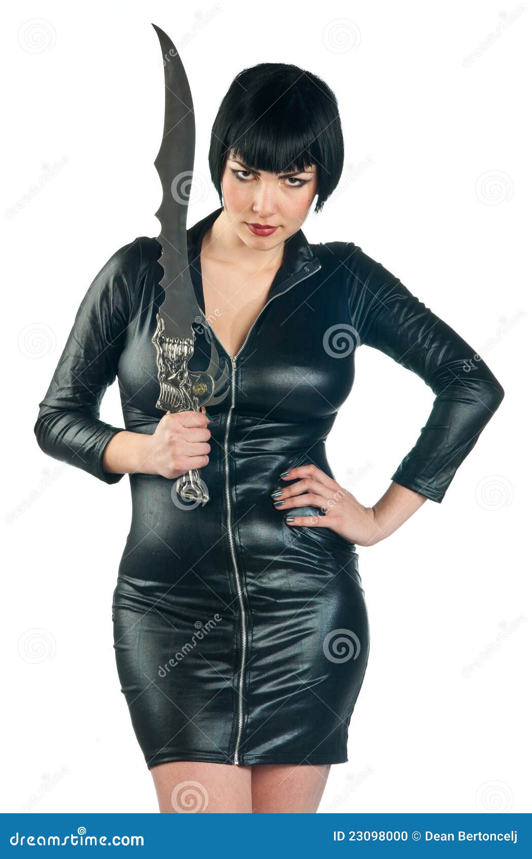 Woman With Sword Stock Photo - Image: 23098000