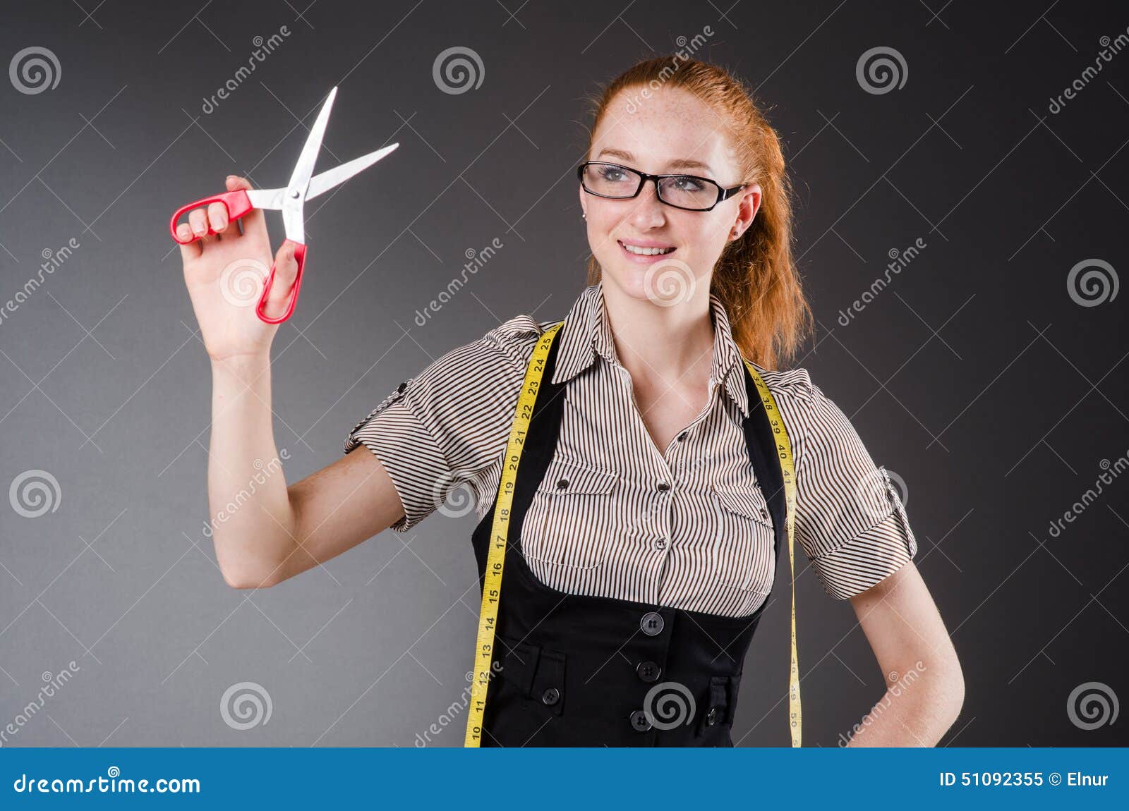 Woman tailor working stock image. Image of figure, profession - 51092355